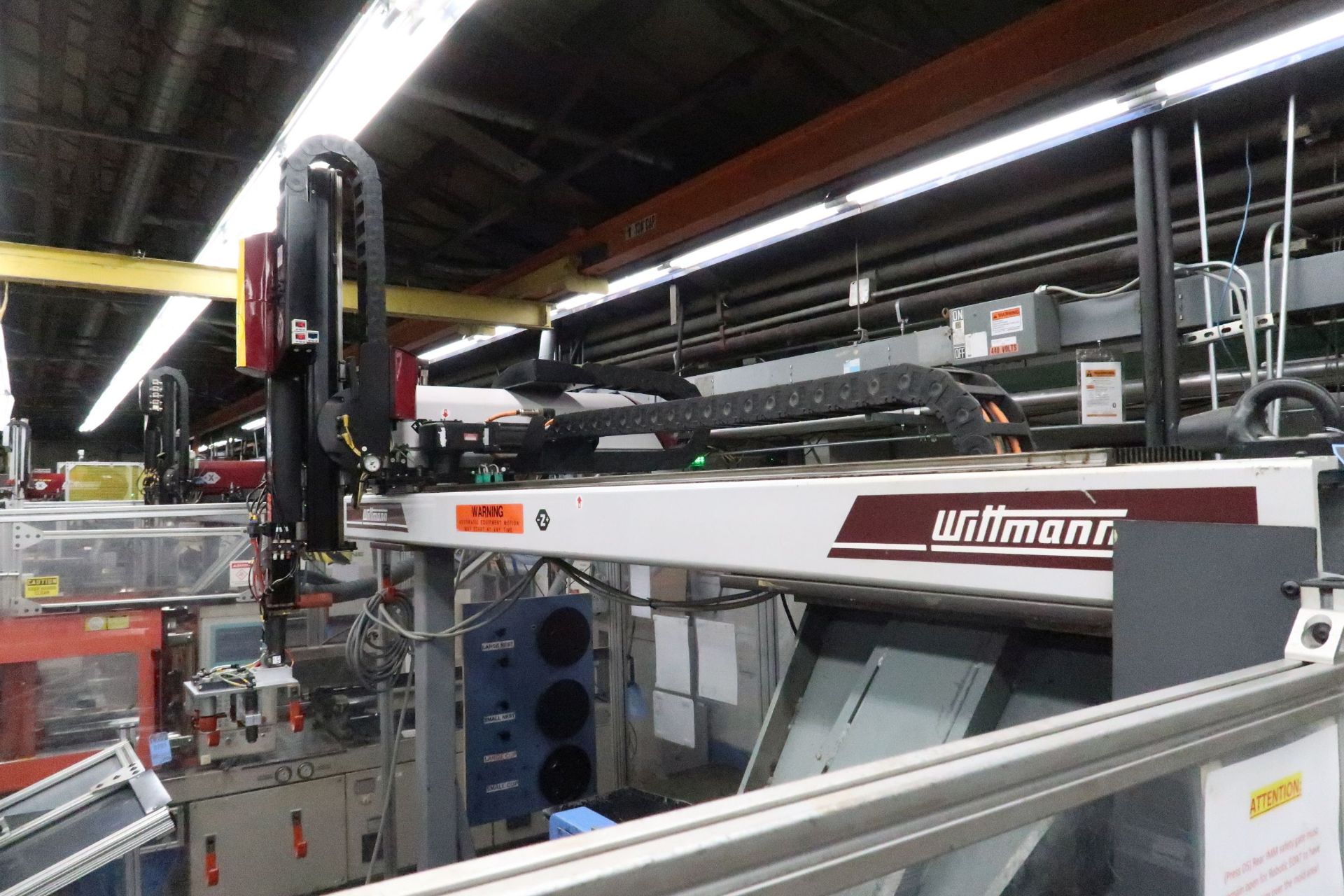 { Group of lots: 291, 292 } WITTMANN MODEL W733 3-AXIS ROBOT; S/N W733 ...