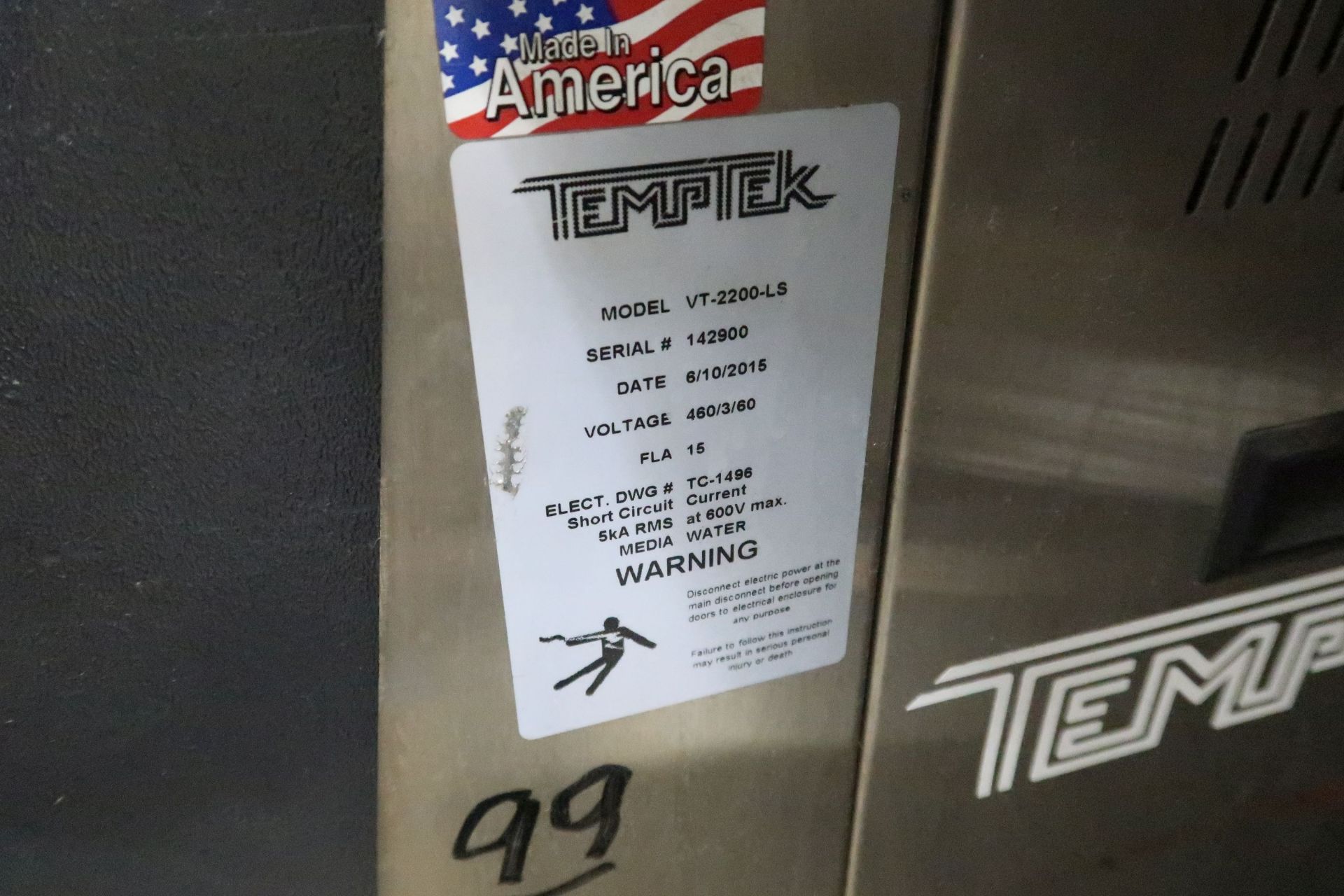 { Choice of lots: 427, 428, 429 } TEMPTEK MODEL VT-2200-LS TEMPERATURE ...