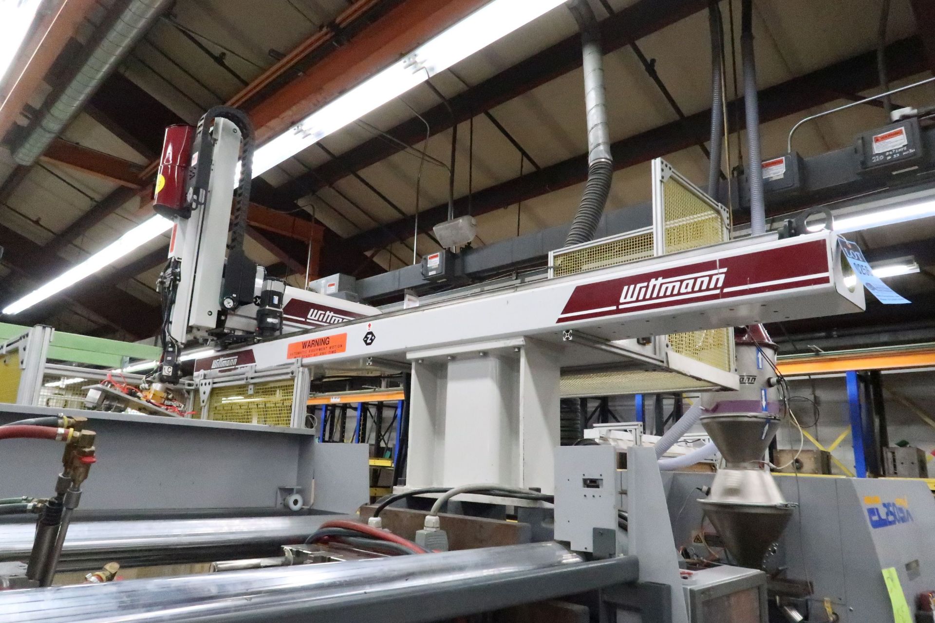 { Group of lots: 255, 256 } WITTMANN MODEL W823 3-AXIS ROBOT; S/N W823 ...