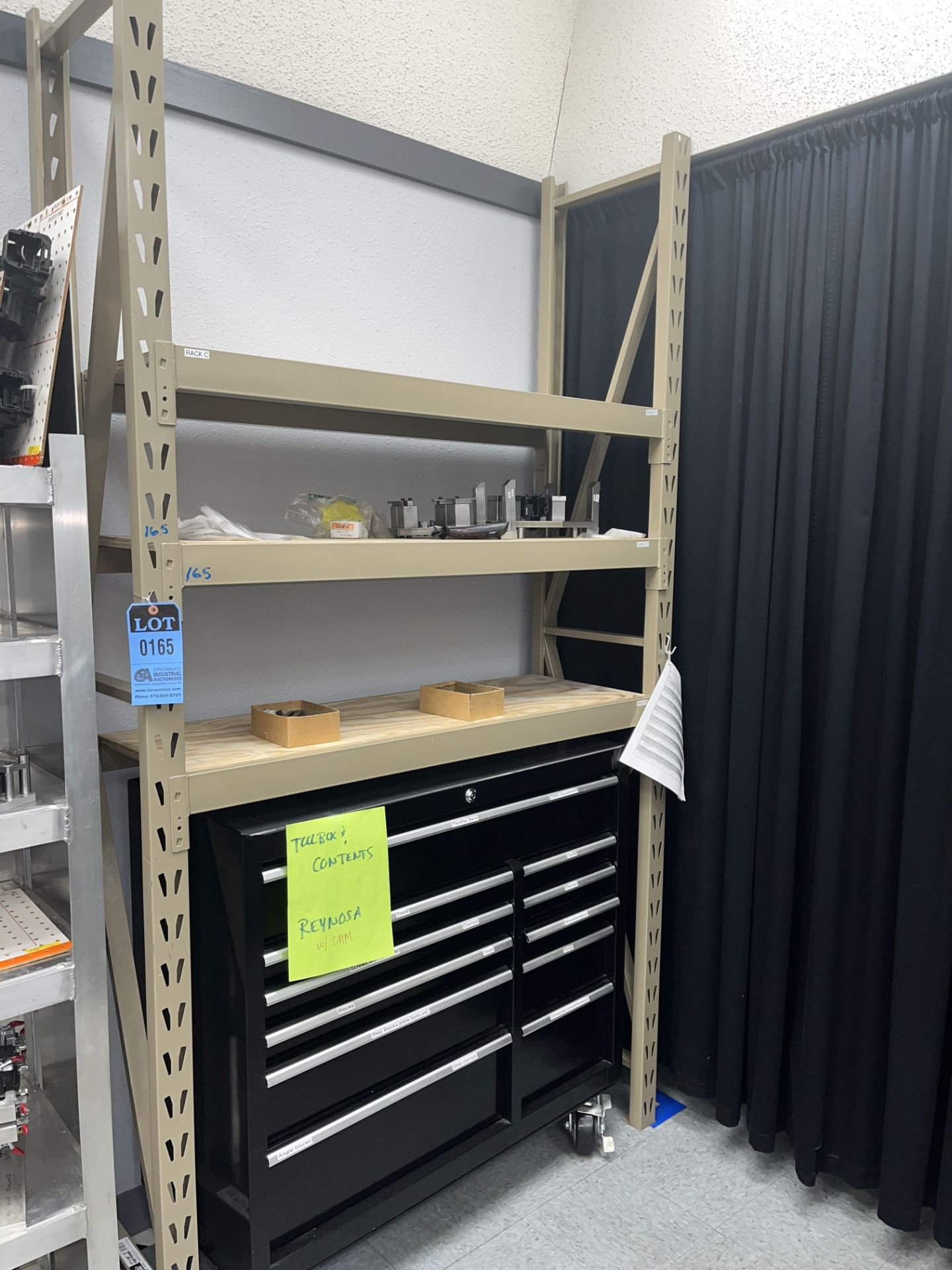 3-TIER PALLET RACKING SECTION