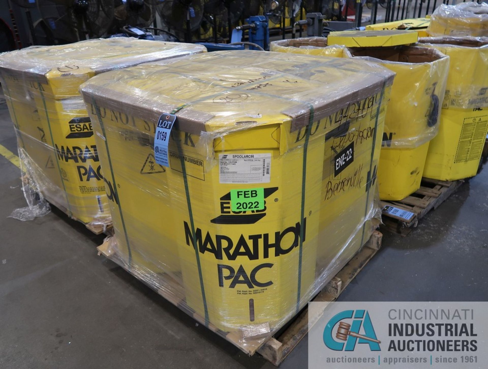 DRUMS ESAB SPOOLARC 86 BRAND NEW WELDING WIRE **NEVER SKIDDED**