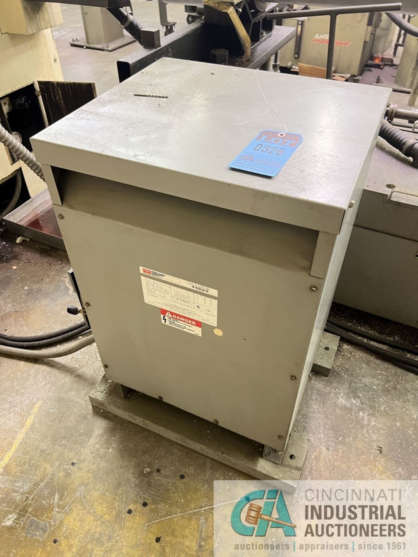 30 KVA TRANSFORMER, HIGH VOLTAGE 240, LOW VOLTAGE 208Y/120, 3-PHASE