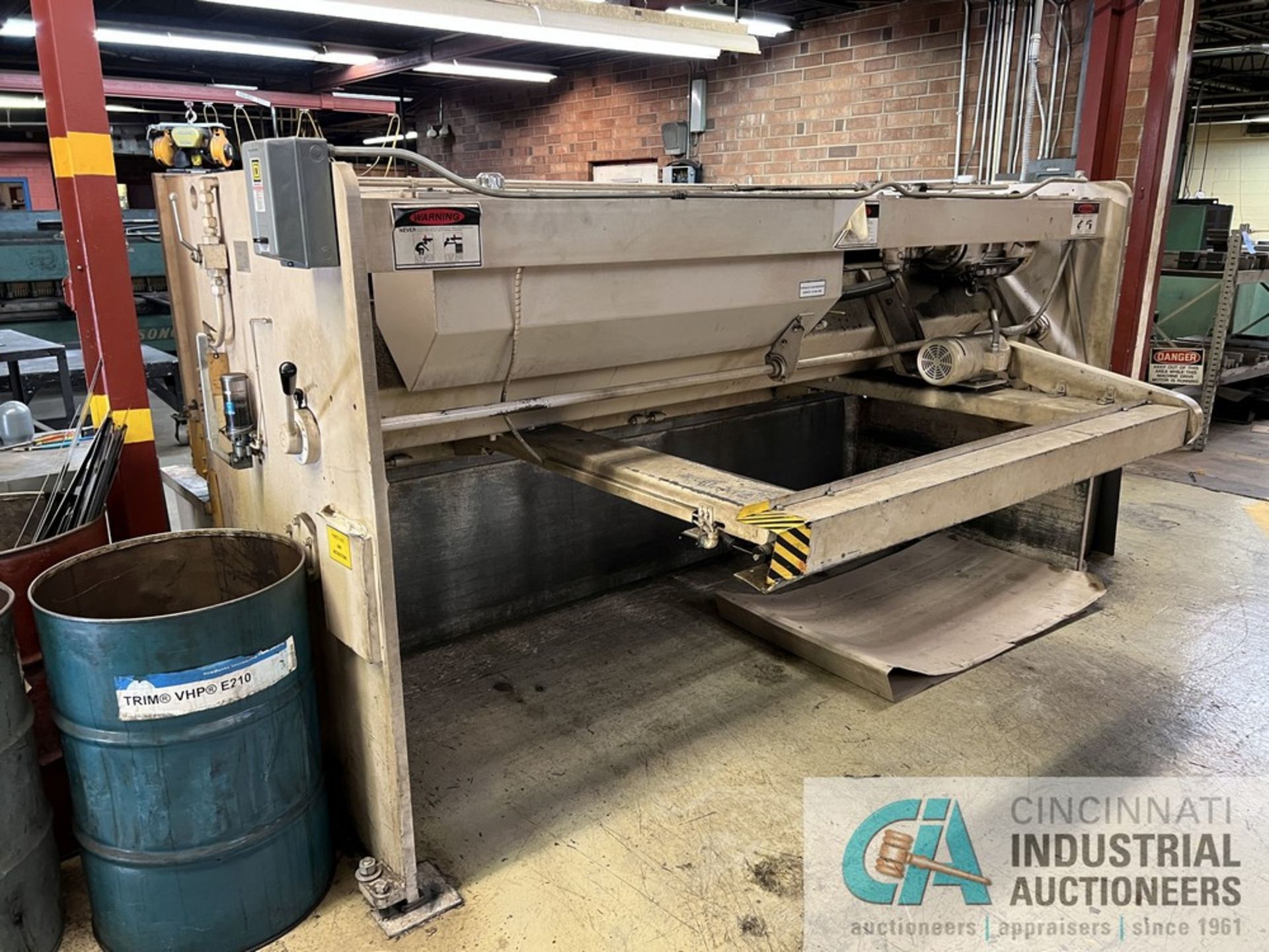1/4" X 10' WYSONG MODEL H2510 SHEAR; S/N H2-285, 1/4" CAPACITY ...