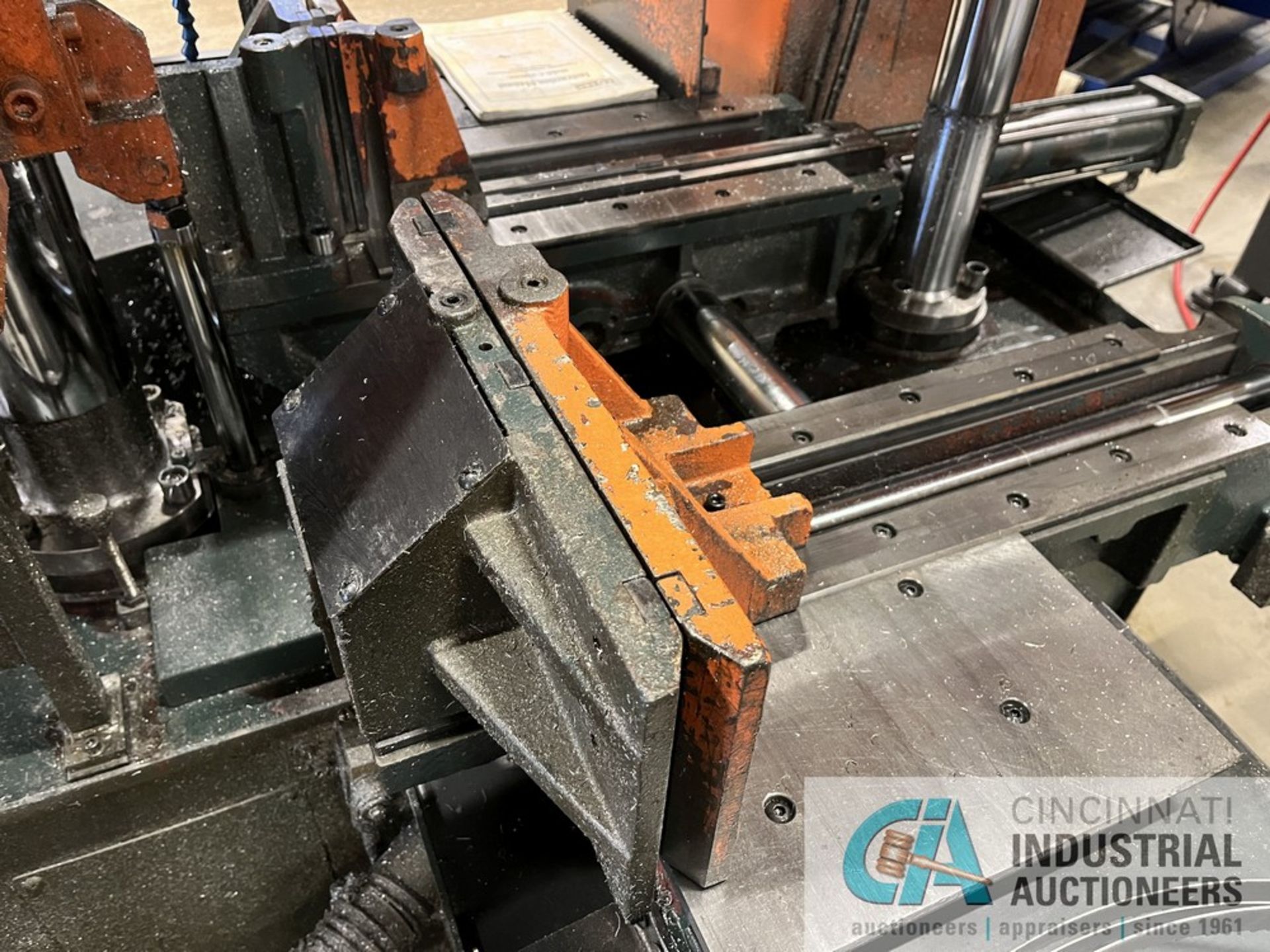 COSEN MODEL C-320 CNC DOUBLE COLUMN AUTOMATIC HORIZONTAL BAND SAW; S/N ...