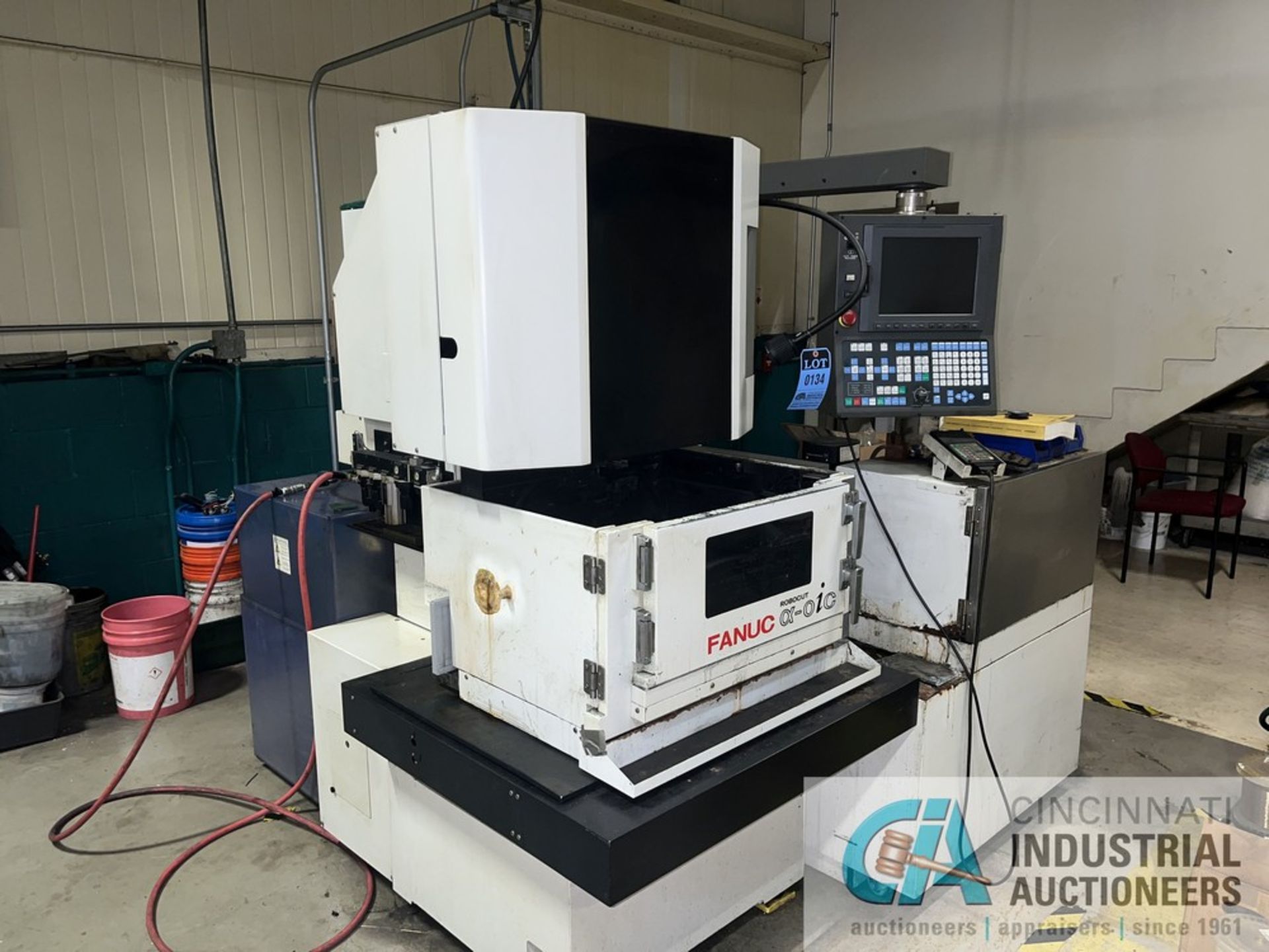 { Choice of lots: 134 } FANUC MODEL ROBOCUT A-OiC CNC WIRE EDM; S/N ...