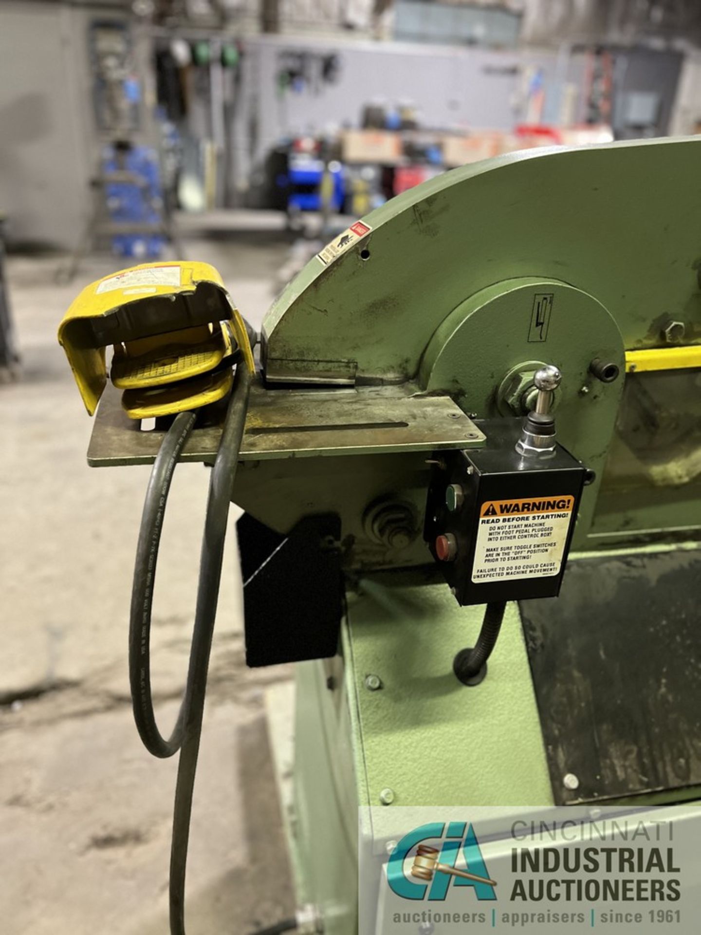 65 TON PIRANHA MODEL P65 HYDRAULIC IRONWORKER; S/N 003958, WITH TOOLING ...