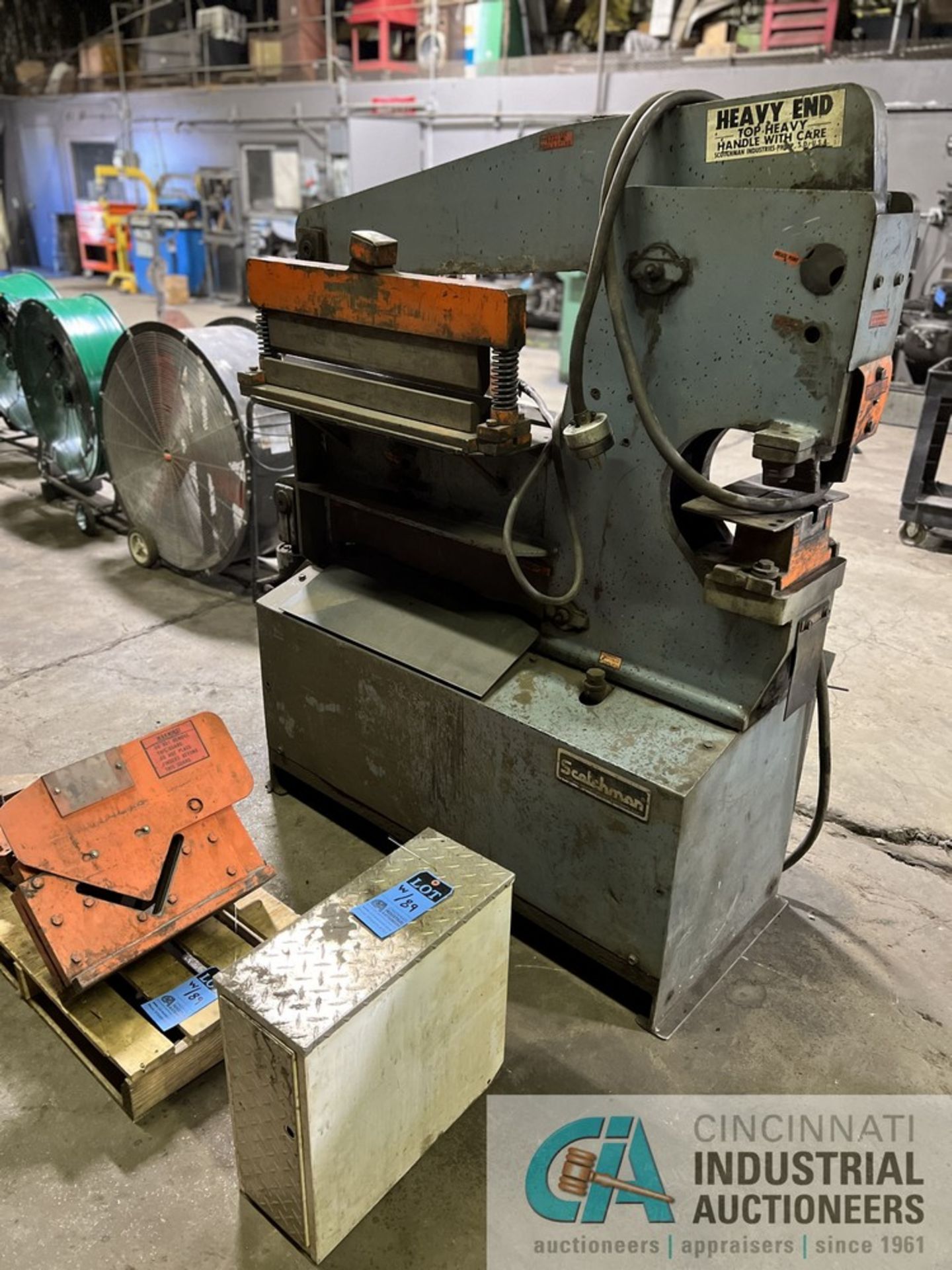 65 TON SCOTCHMAN MODEL 6509 HYDRAULIC IRONWORKER; S/N 3177M588, WITH ...