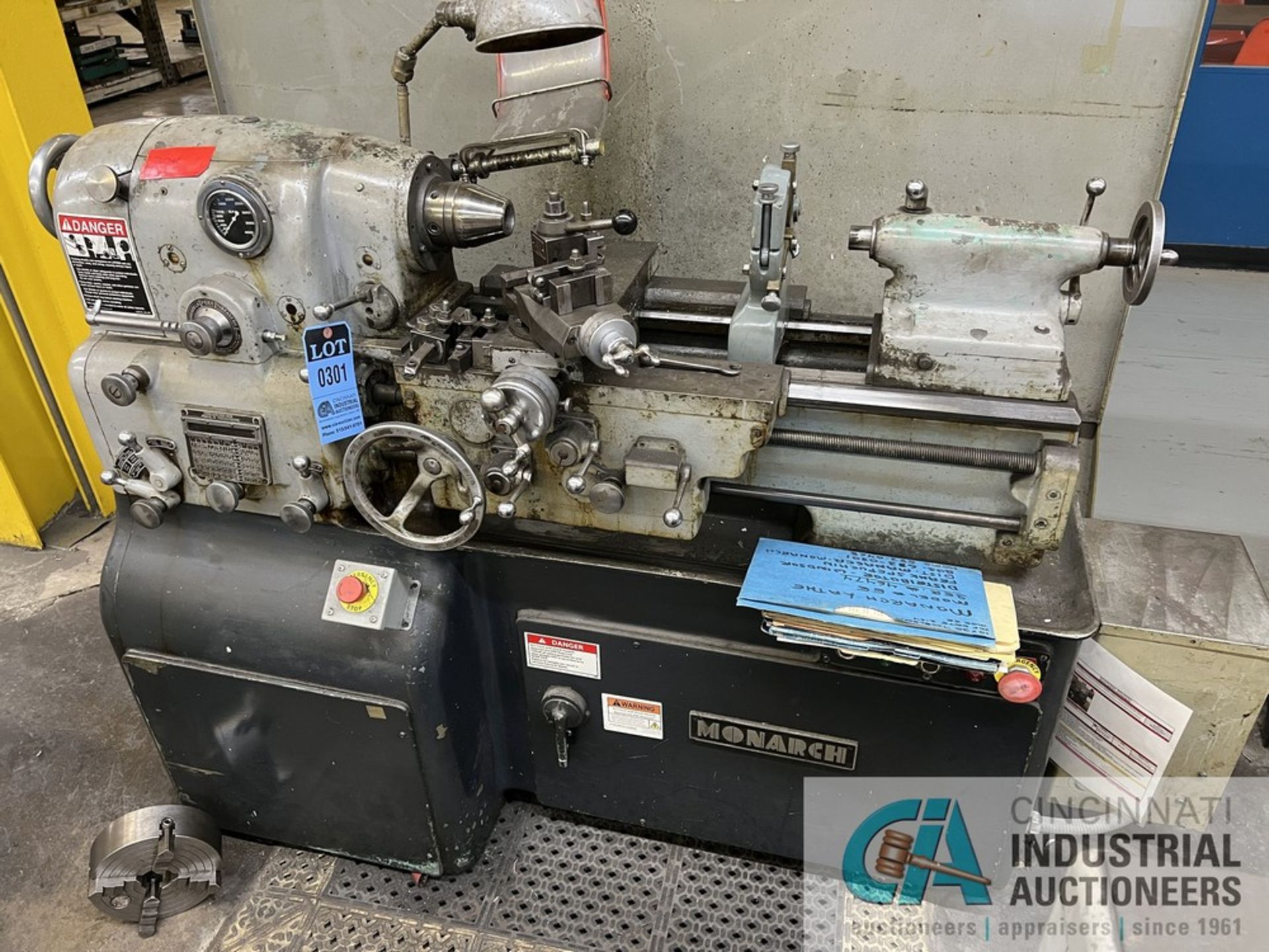 { Group of lots: 301, 303 } 10" X 20" MONARCH MODEL 10EE PRECISION ...