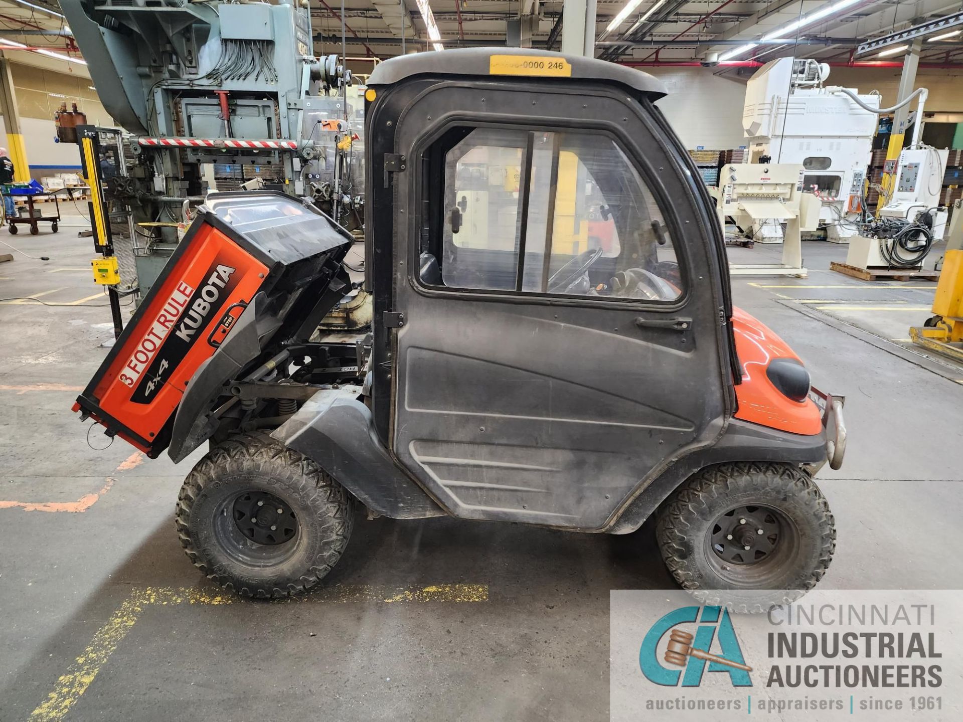 { Choice of lots: 948 } 2018 KUBOTA MODEL KTV400CI-H RTV GAS POWERED ...