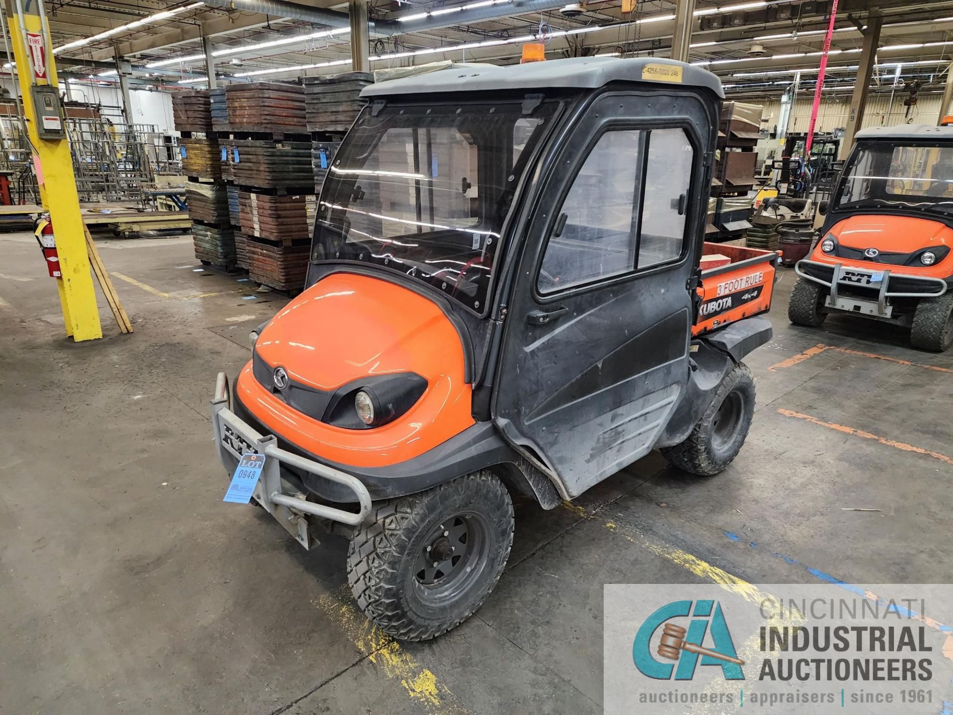 { Choice of lots: 948 } 2018 KUBOTA MODEL KTV400CI-H RTV GAS POWERED ...