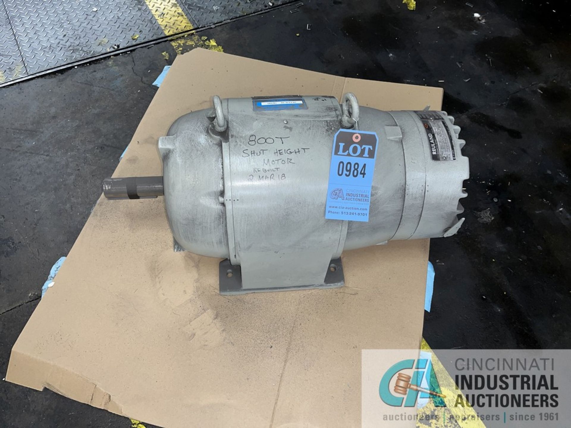 { Group of lots: 979, 980, 983, 984, 986 } 800 TON MINSTER MOTOR ...