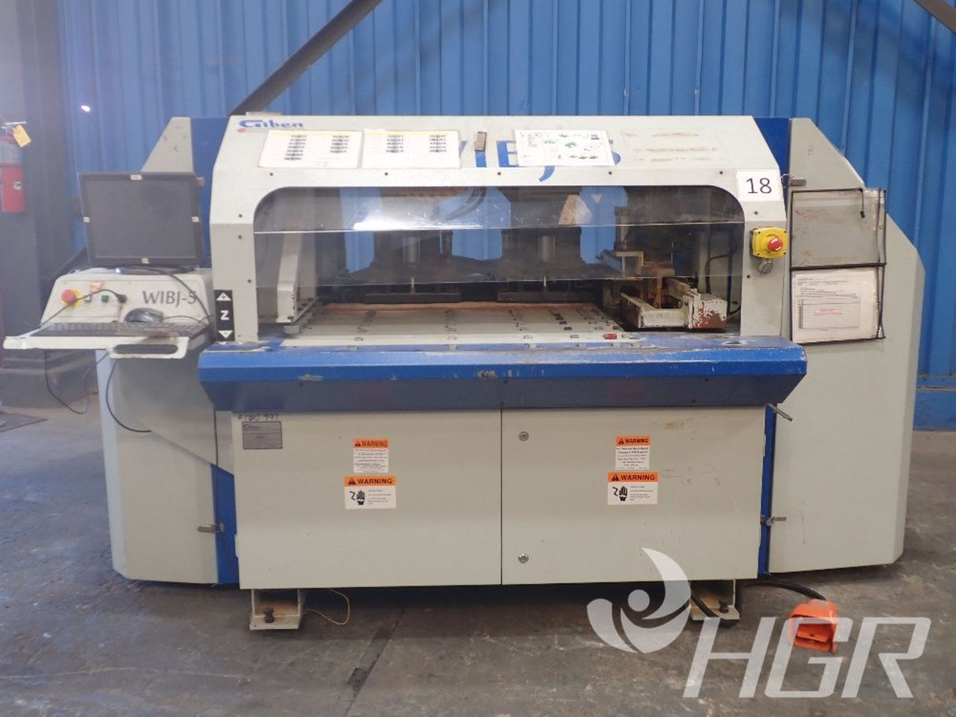GIBEN BY ANDERSON CNC BORING MACHINE, Model WIBJ-5L, Date: 2012; s/n ...