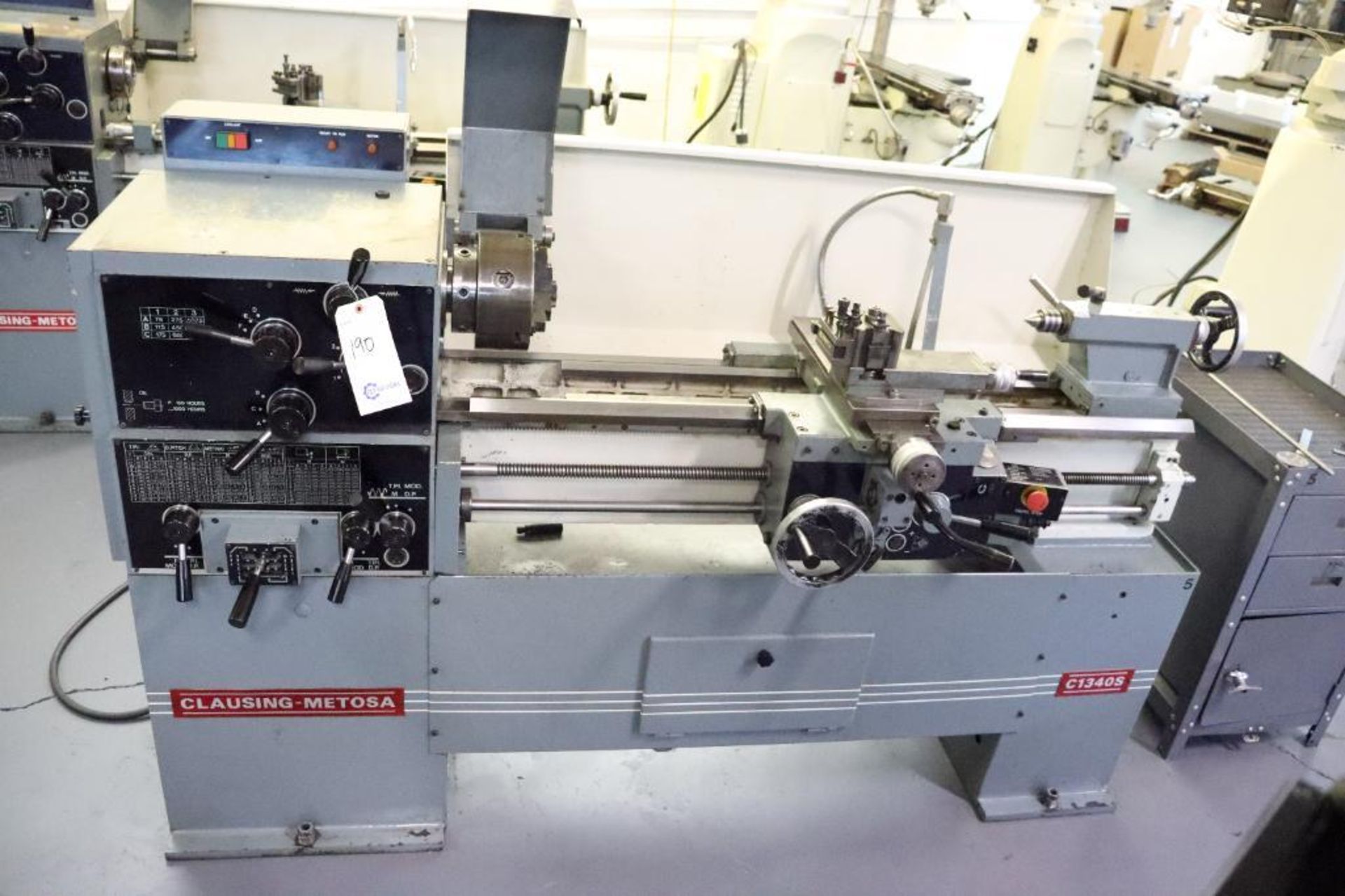 Clausing Metosa 13" x 40" Engine Lathe Model C1340S In/mm threading ...