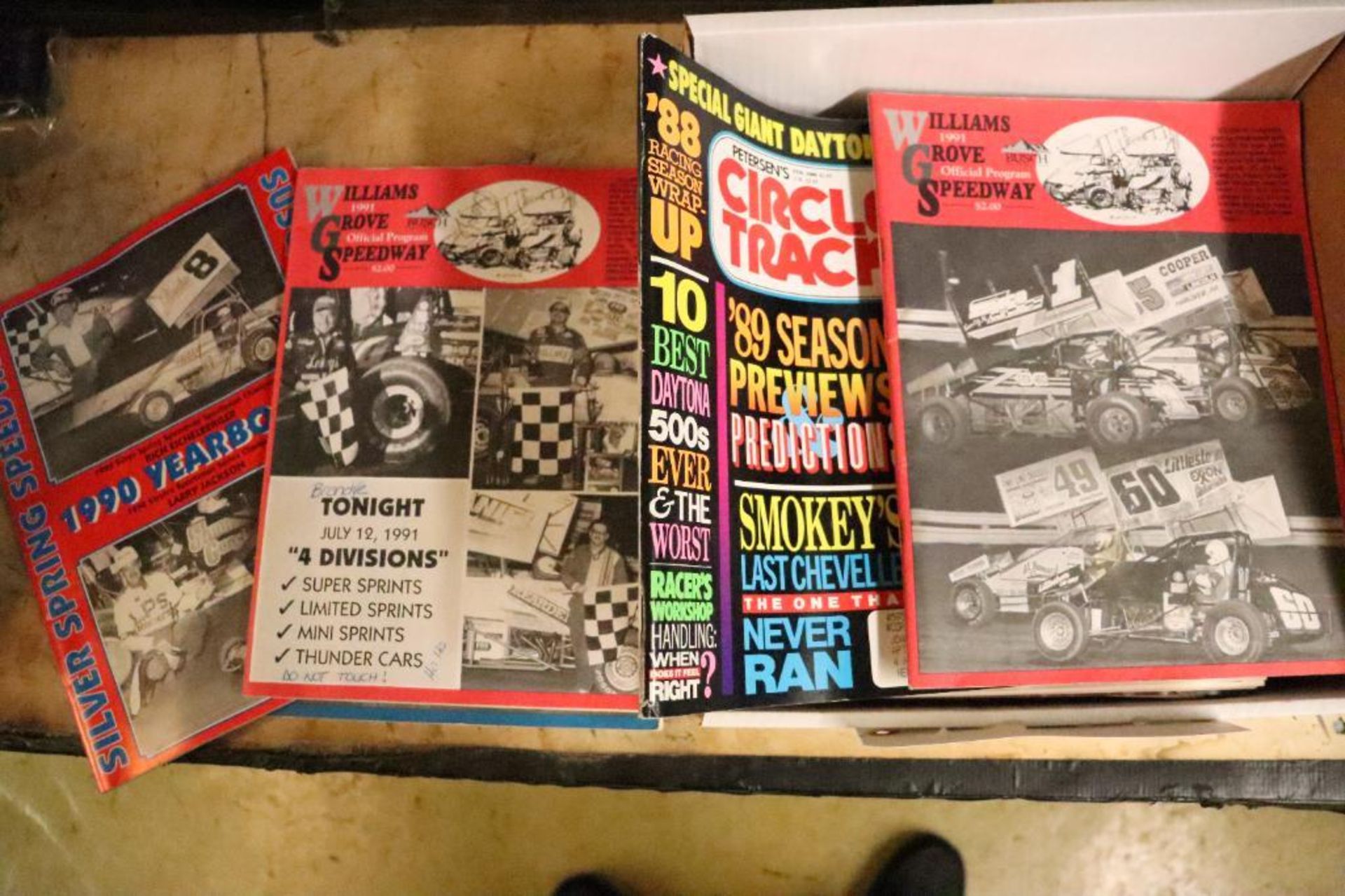 Open wheel magazines w/ Steve Smith features & articles