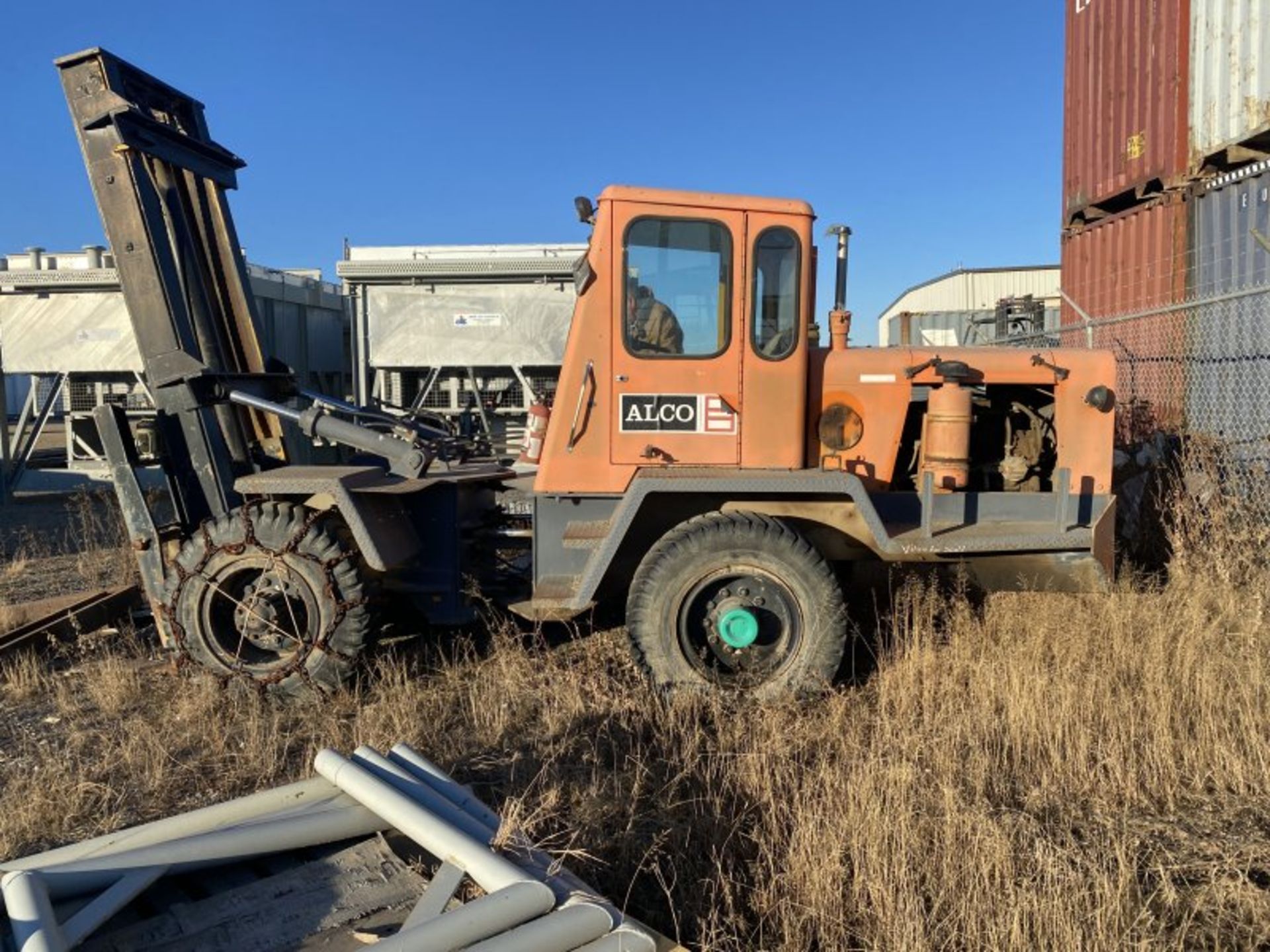 PATRICK AR5 ARTICULATING FORKLIFT, 10,000LB CAP, S/N 7871967 ...