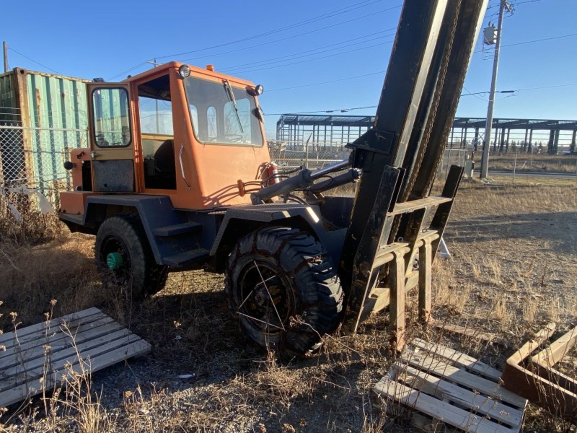 PATRICK AR5 ARTICULATING FORKLIFT, 10,000LB CAP, S/N 7871967 ...