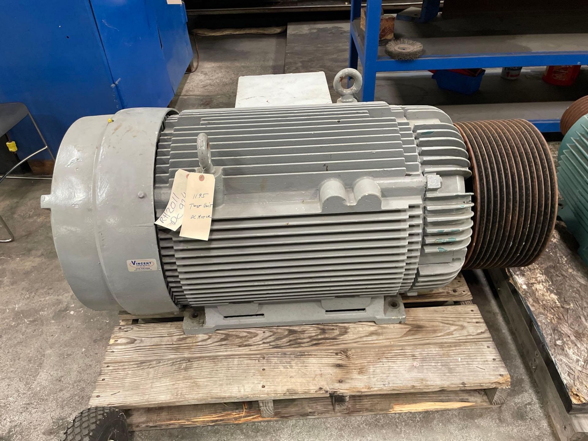 Motor and Control package (1) Reliance Electric Duty Master Motor S/N ...