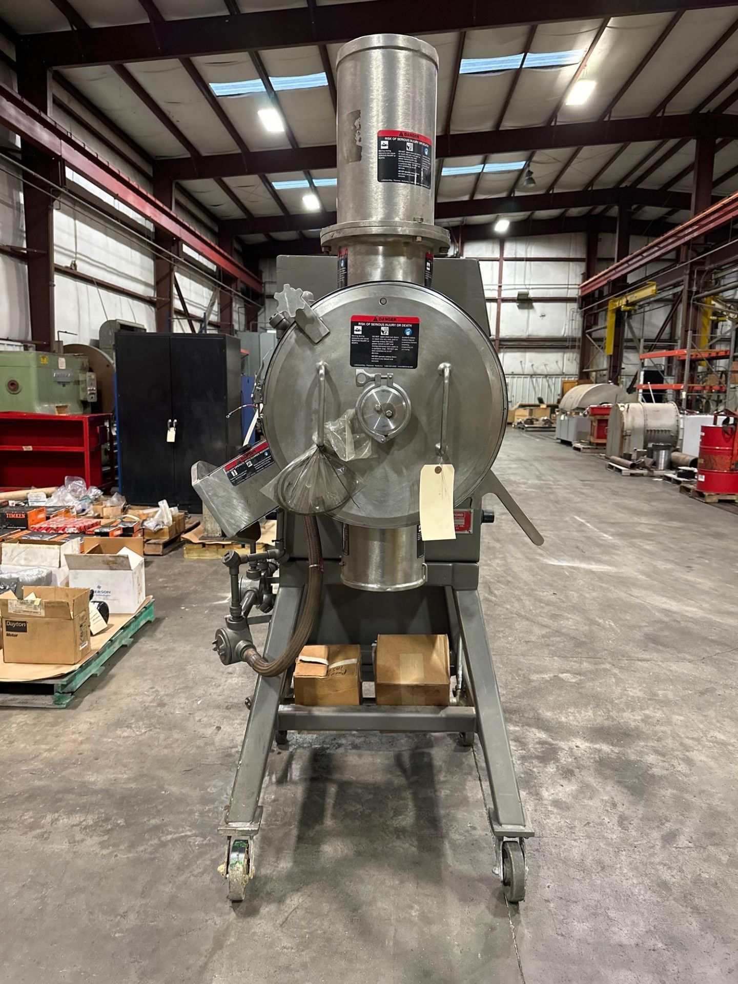 Littleford Polyface Stainless Steel Mixer with Chopper, Model FM50D S/N ...
