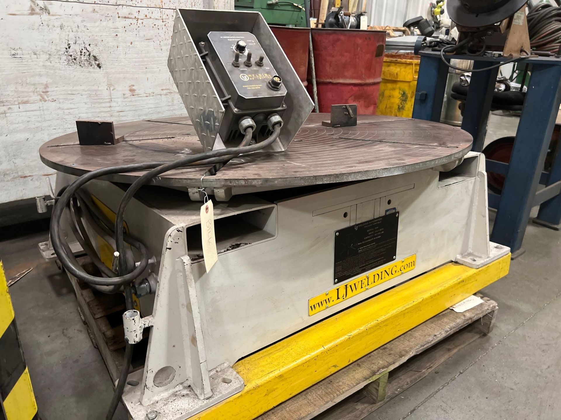 48” LJ Welding Turn Table, Model TRN10-200 Turntable , S/N 034, 20,000 ...