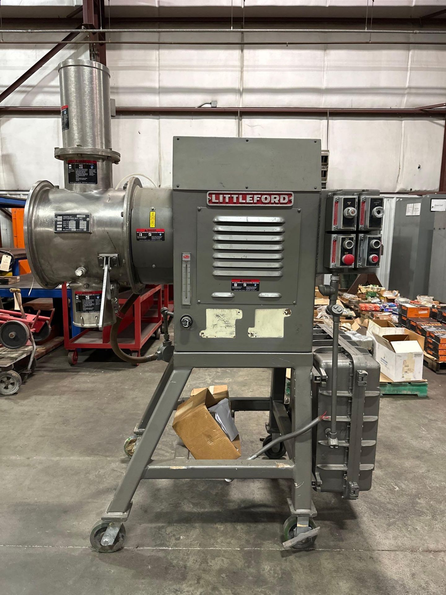 Littleford Polyface Stainless Steel Mixer with Chopper, Model FM50D S/N ...