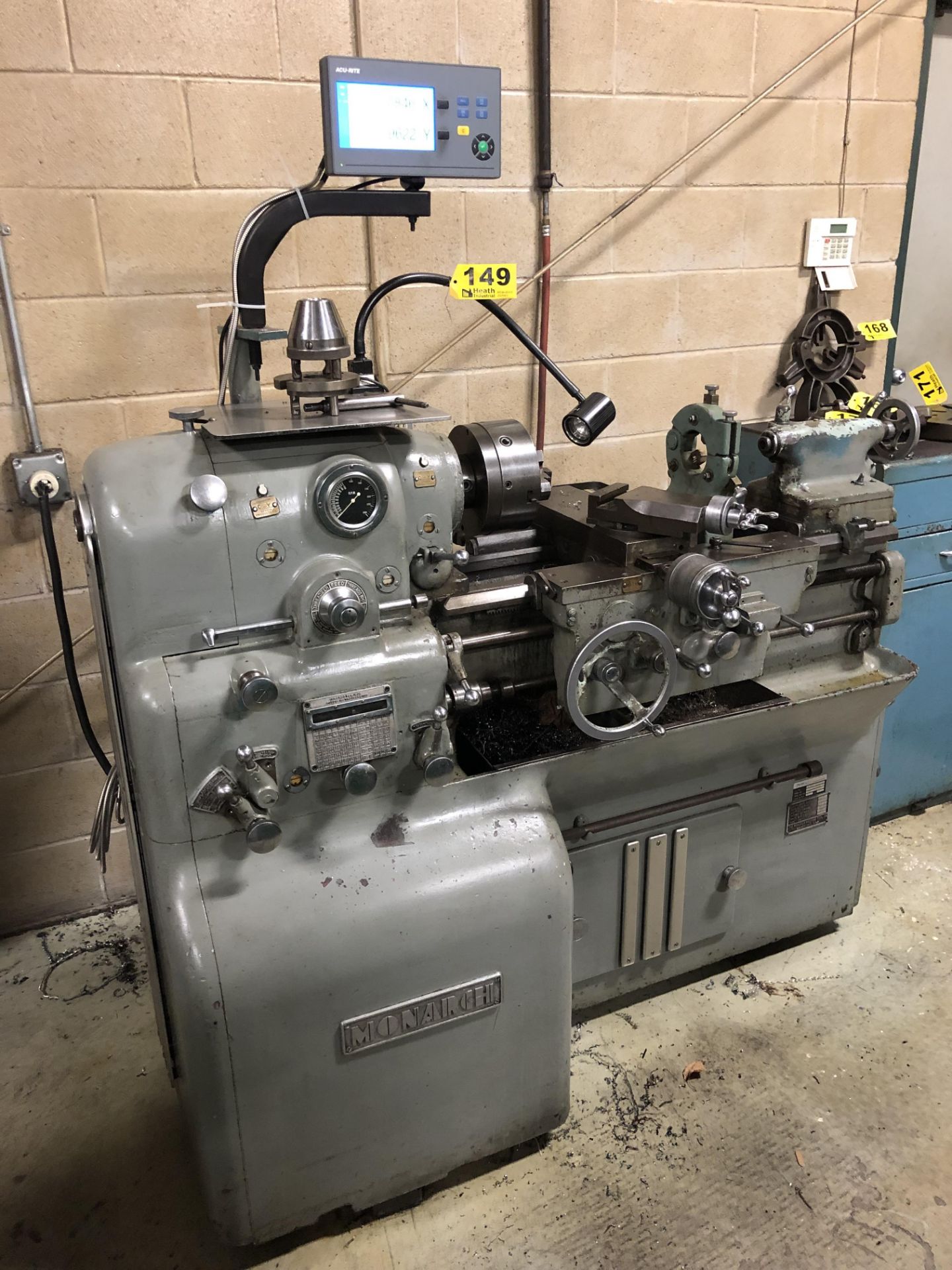 Lathe | Monarch Model 10EE 12 1/2" x 20" Variable Speed Drive Precision ...