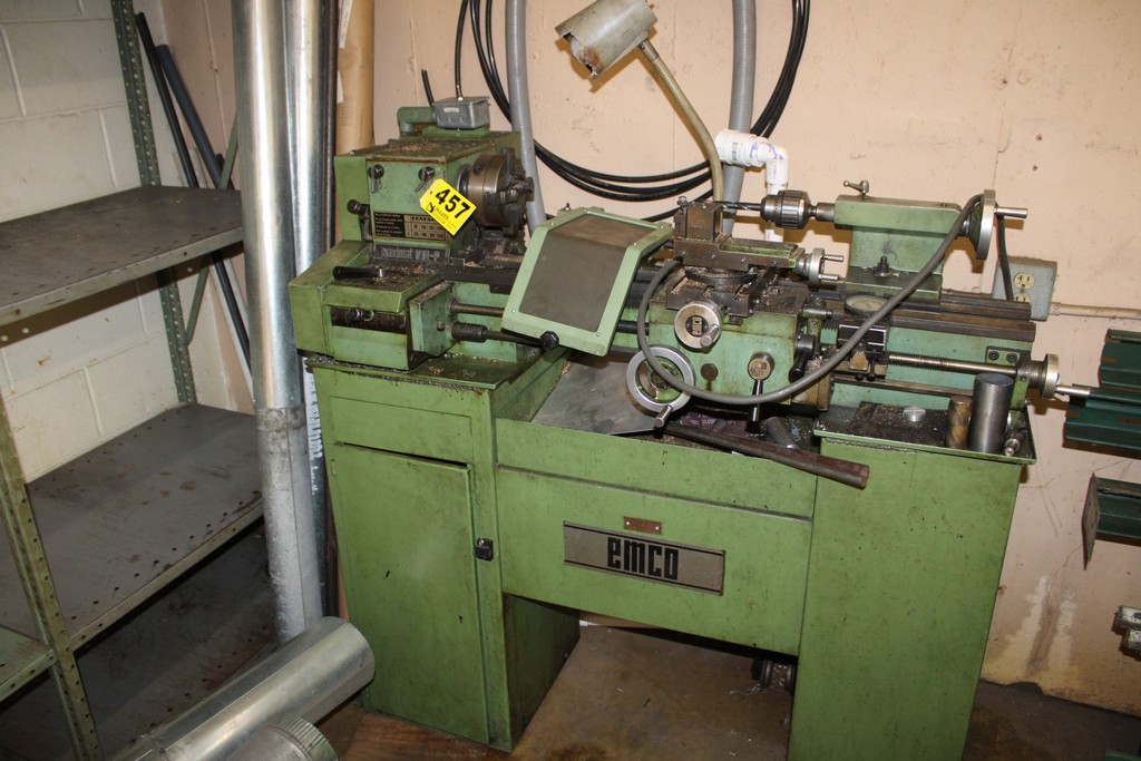 EMCO MODEL MAXIMAT V10-P LATHE S/N C4C7901095