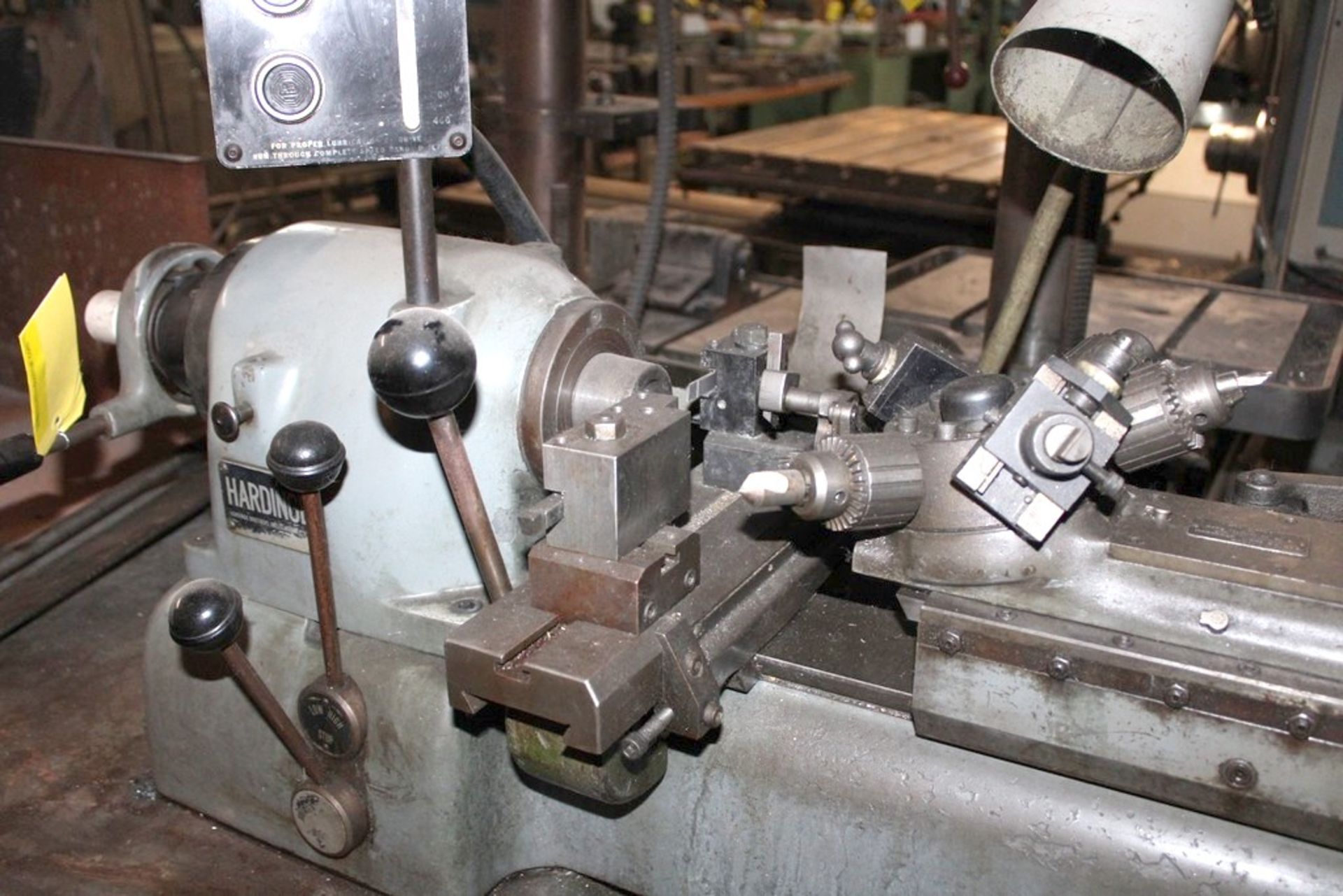 HARDINGE MODEL DV-59 SECOND OPERATION LATHE, S/N DV-59-9939, WITH ...