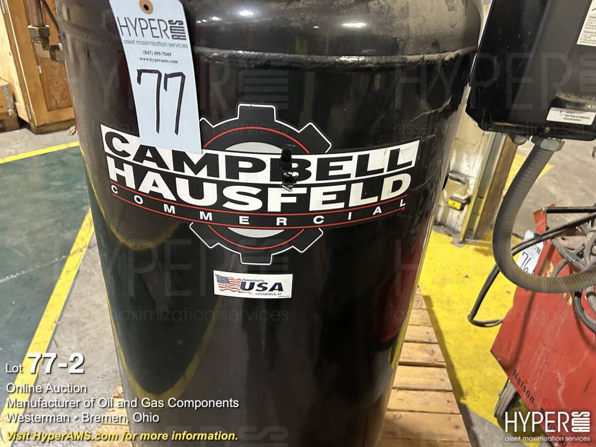Campbell Air Compressor 7.5 HP 77"T Model TF061903AV (M3 )