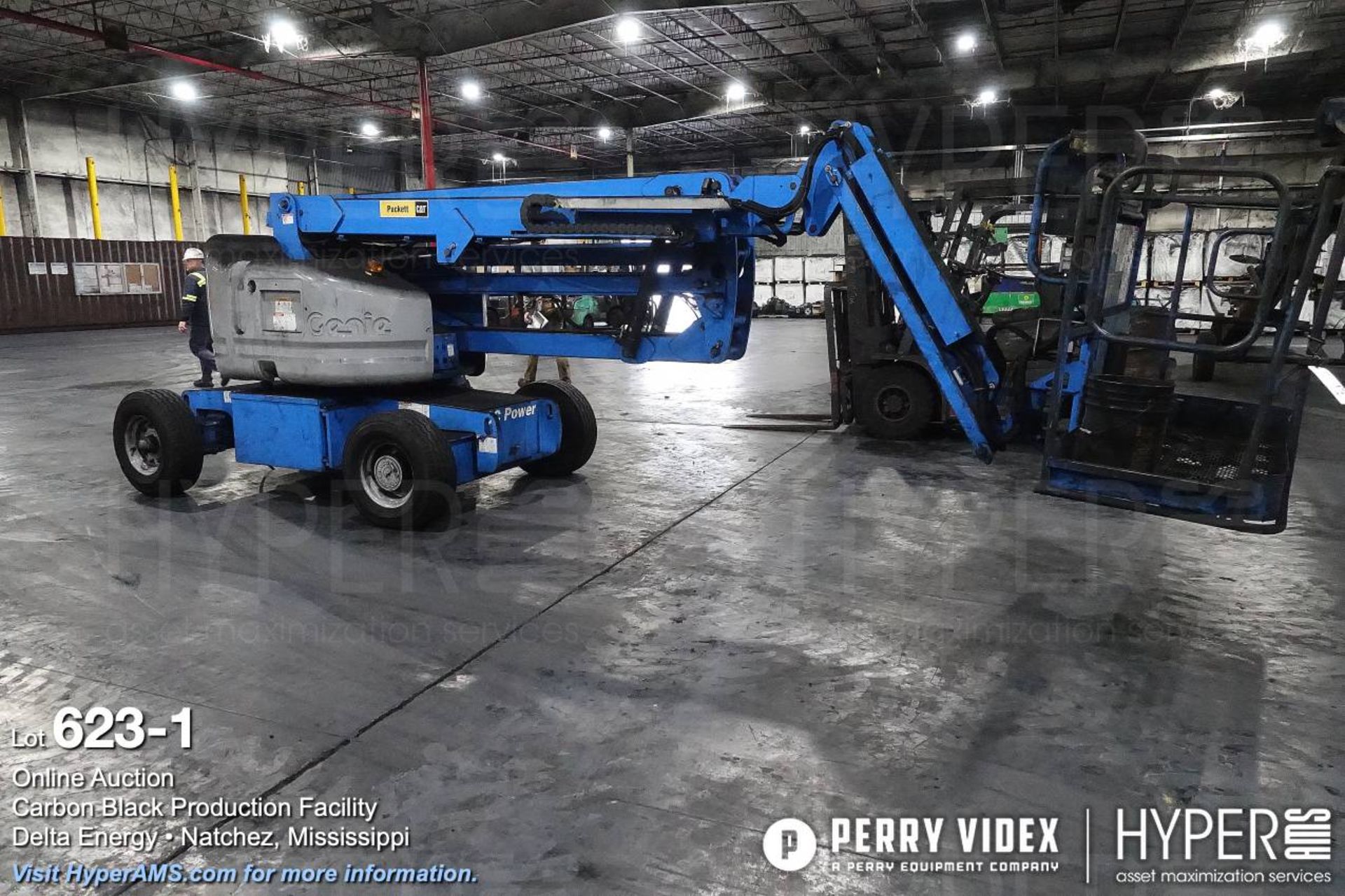 Genie man lift, Model: Z-45/25J, max platform height 45'9", max ...