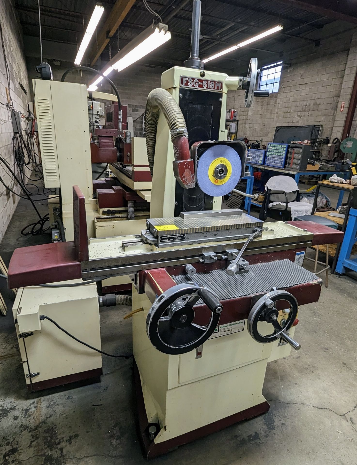 CHEVALIER FSG-618M SURFACE GRINDER, 6” X 18” MAGNETIC CHUCK, S/N A3842007