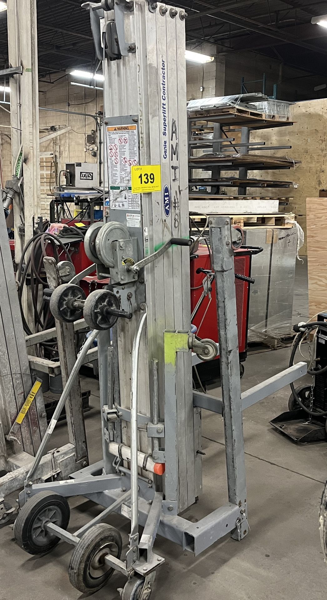GENIE SUPERLIFT CONTRACTOR SLC-24 CONTRACTOR LIFT, 650LB CAP., S/N: 5LC ...