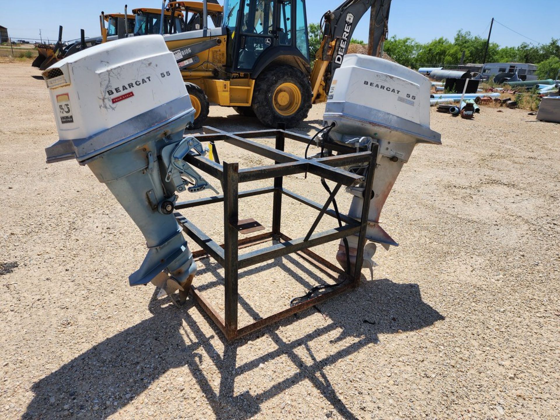 Fisher-Pierce Bearcat 55 (2) Outboard Motors 4-Cycle Outboard
