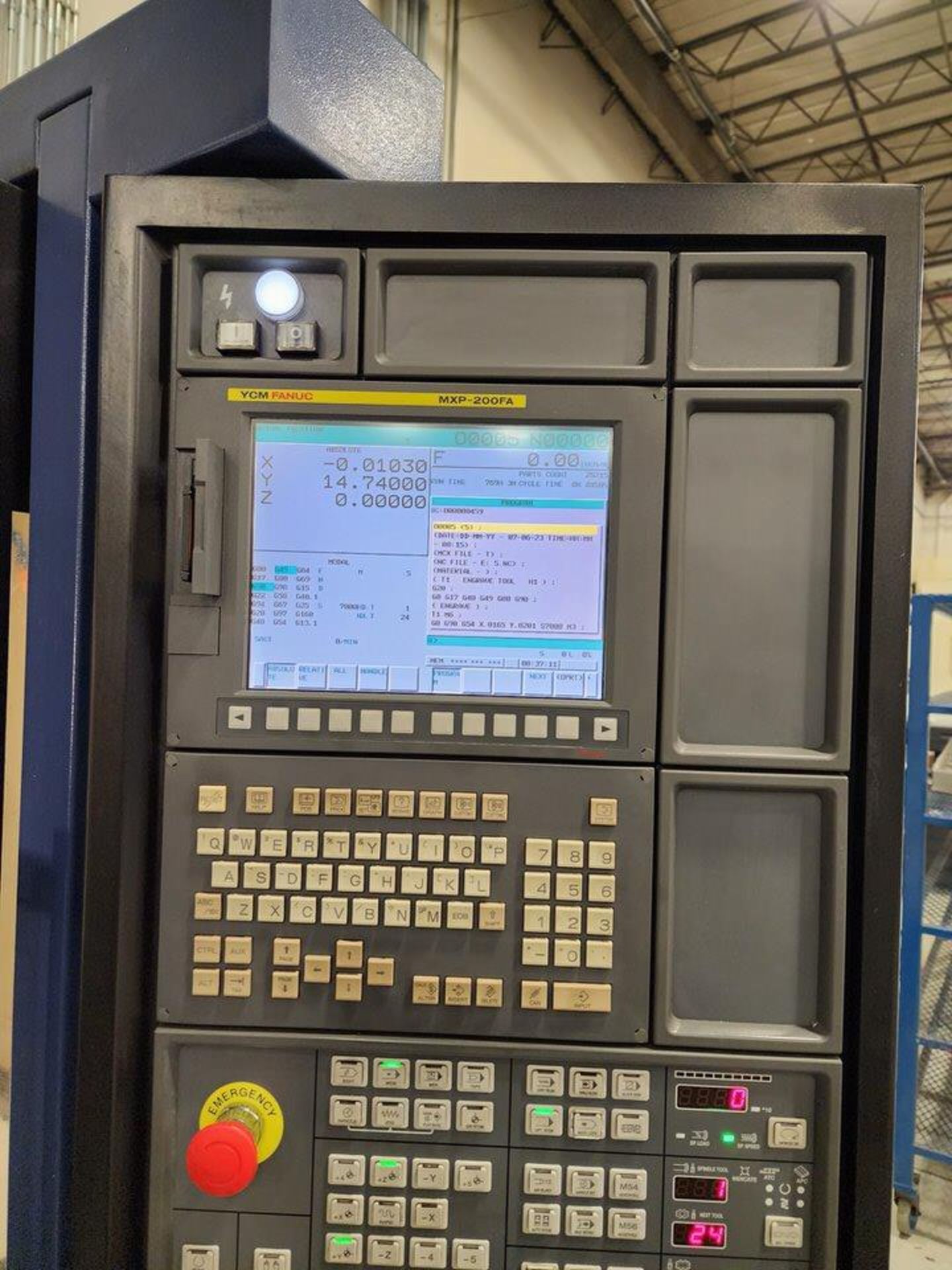 2015 YCM NXV1020A Vertical Machining Center W/ Fanuc MXP-200FA ...