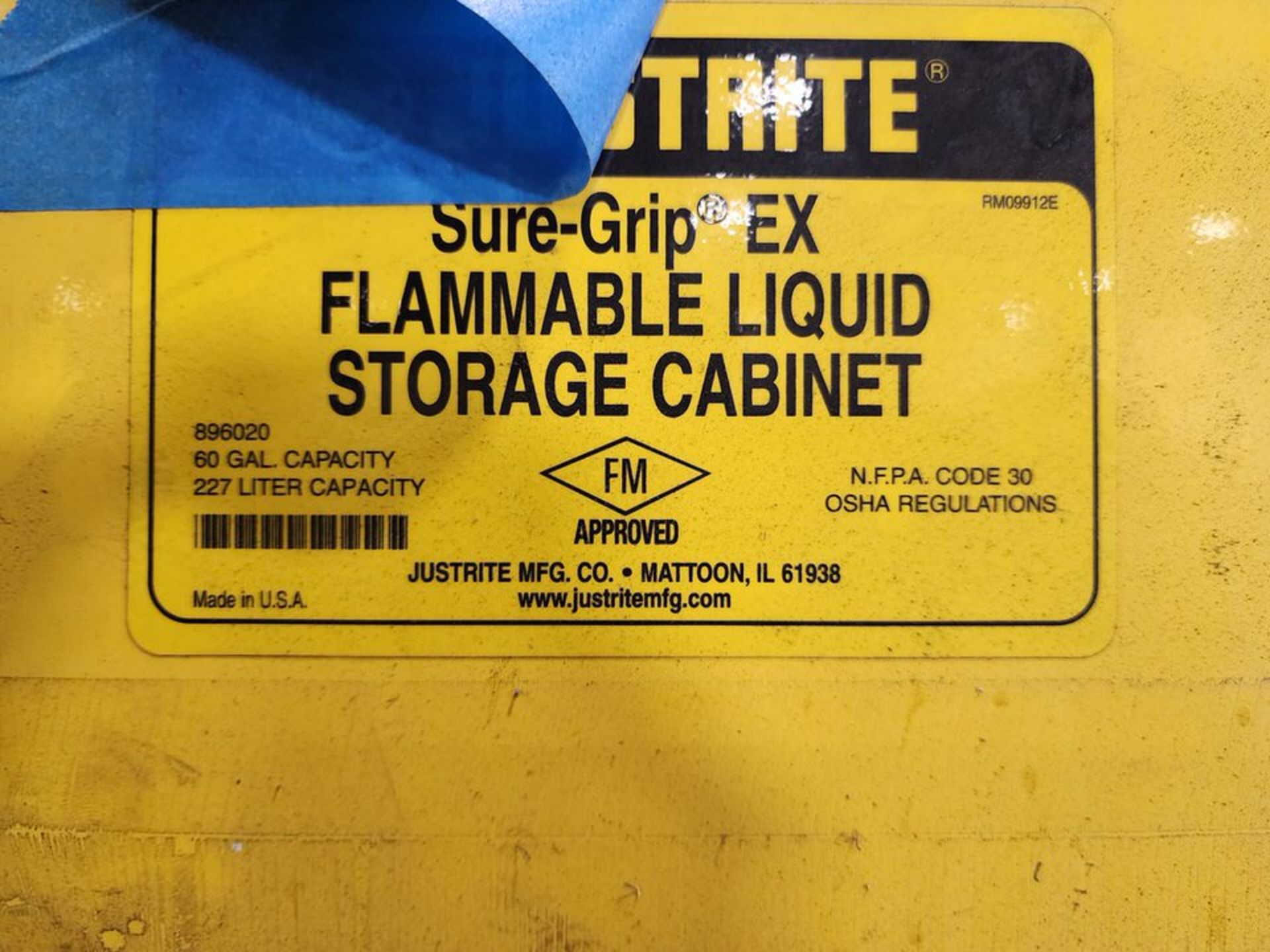 Justrite Flammable Liquid Storage Cabinet 60gal Cap.