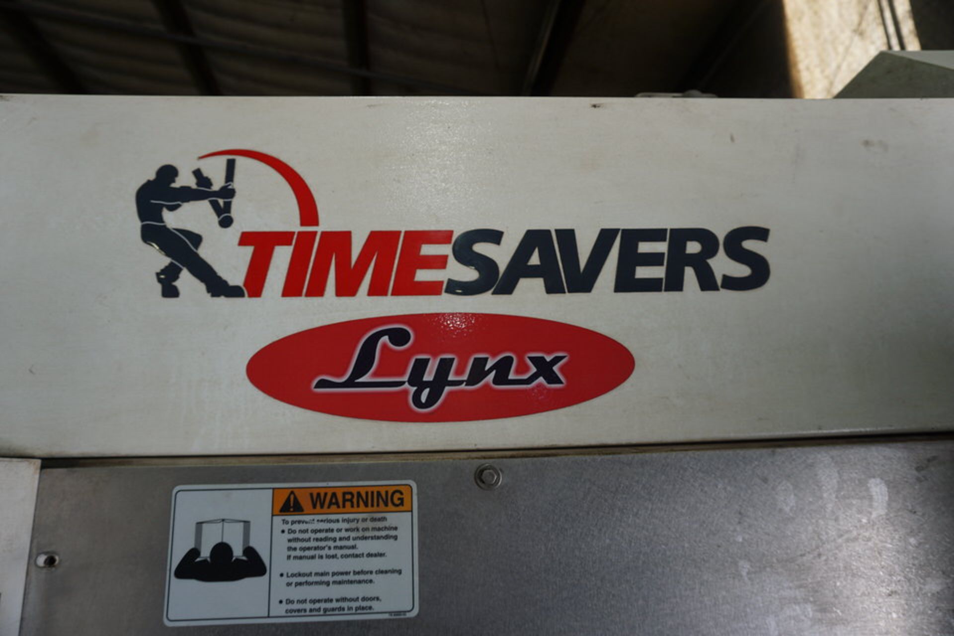 TimeSaver Lynx Belt Sander, Mdl: 37MWT-DB-60, 36" Wide Belt, CNC Ctrls ...