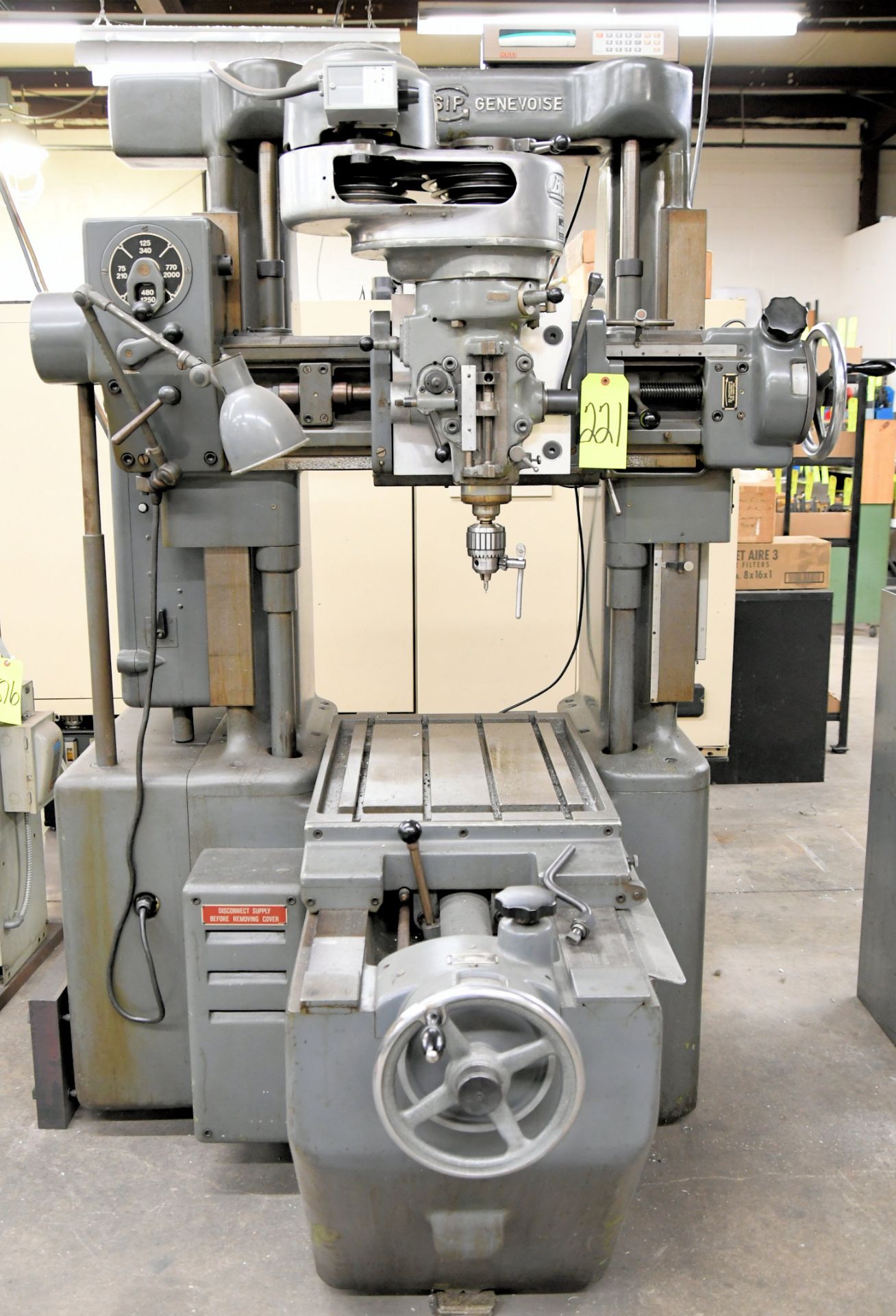 Société Genevoise (SIP) Type MP-3K, Jig Boring Machine, S/n 5503, Sokki ...