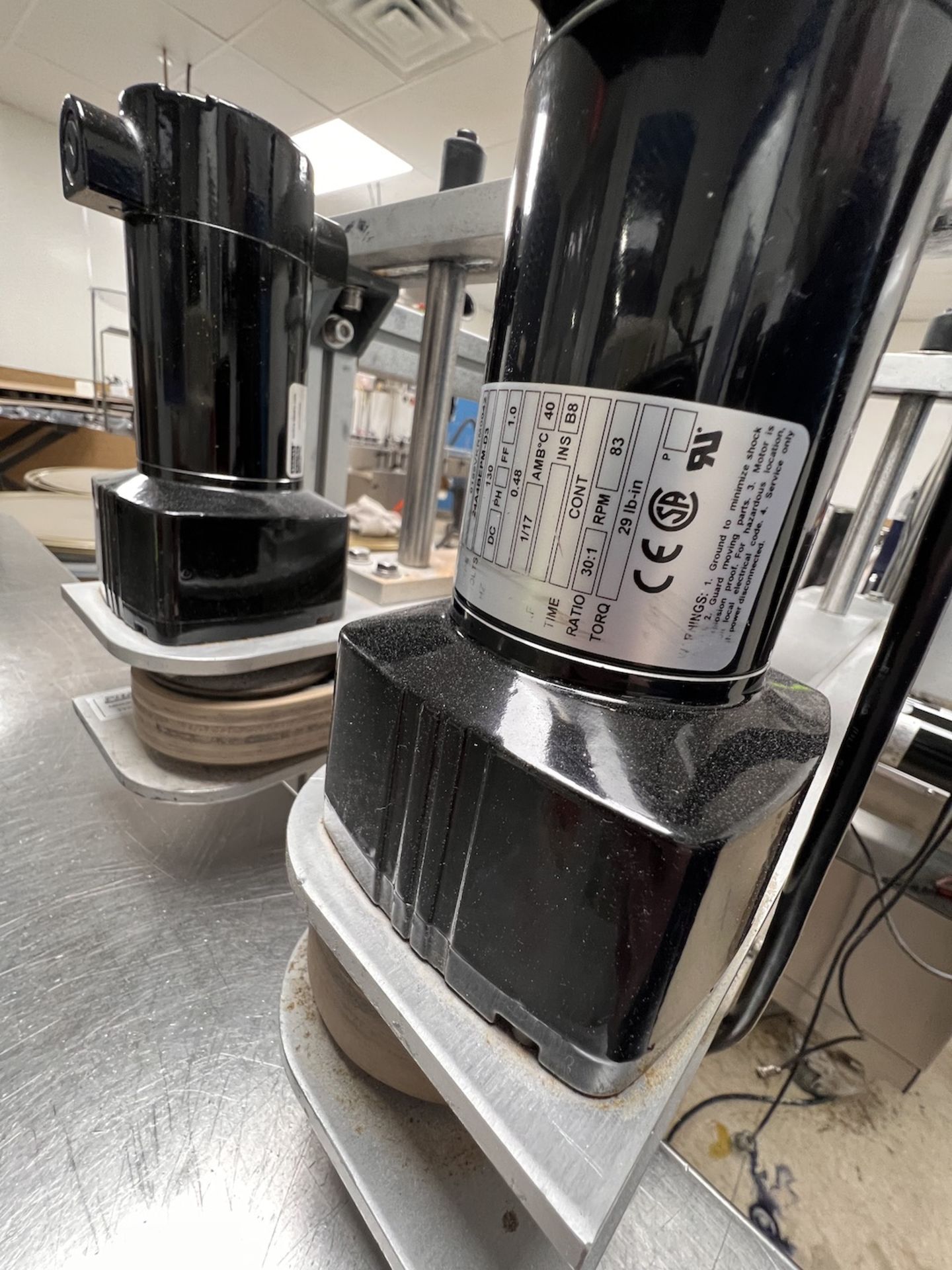 PHARMAFILL BOTTOMLESS CONVEYOR, MODEL BCV1, TYPE AD1198-3, VARIDRIVE DC ...
