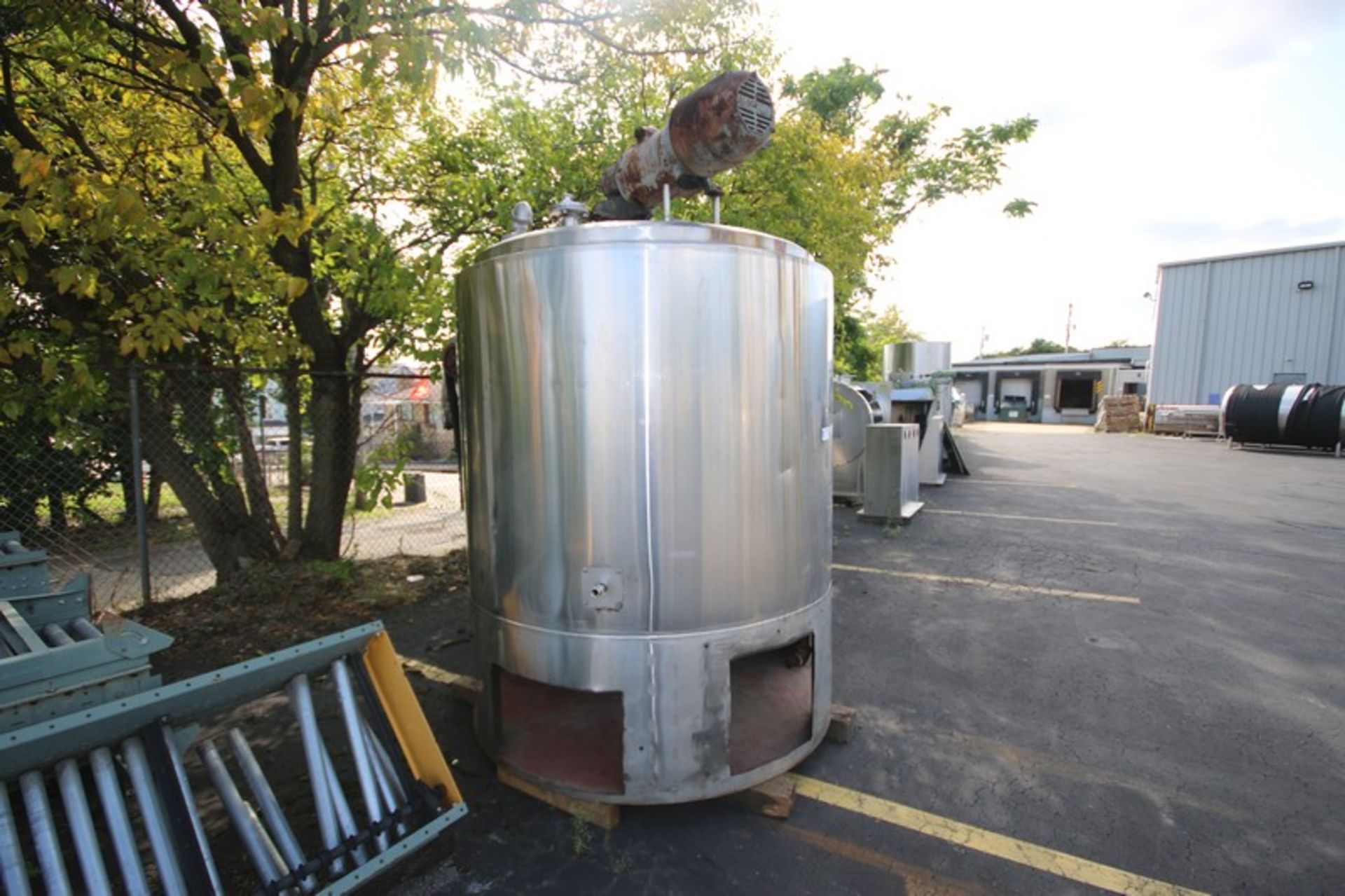 Sani Tanks Aprox. 600 Gallon Vertical Jacketed S/S Tank, SN 2881, with ...