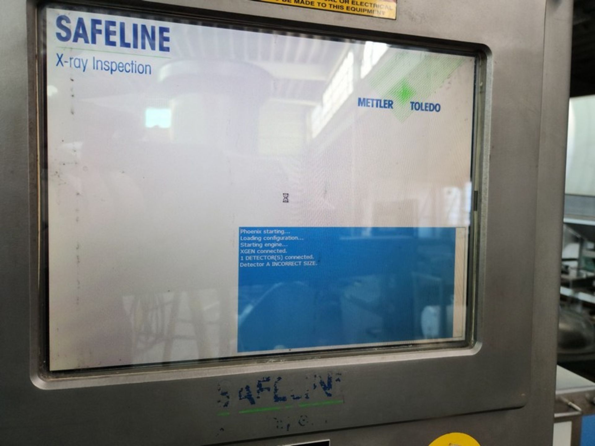 Mettler Toledo Safeline POWERCHECK PLUS X-Ray System, S/N 3410R20V1860 ...