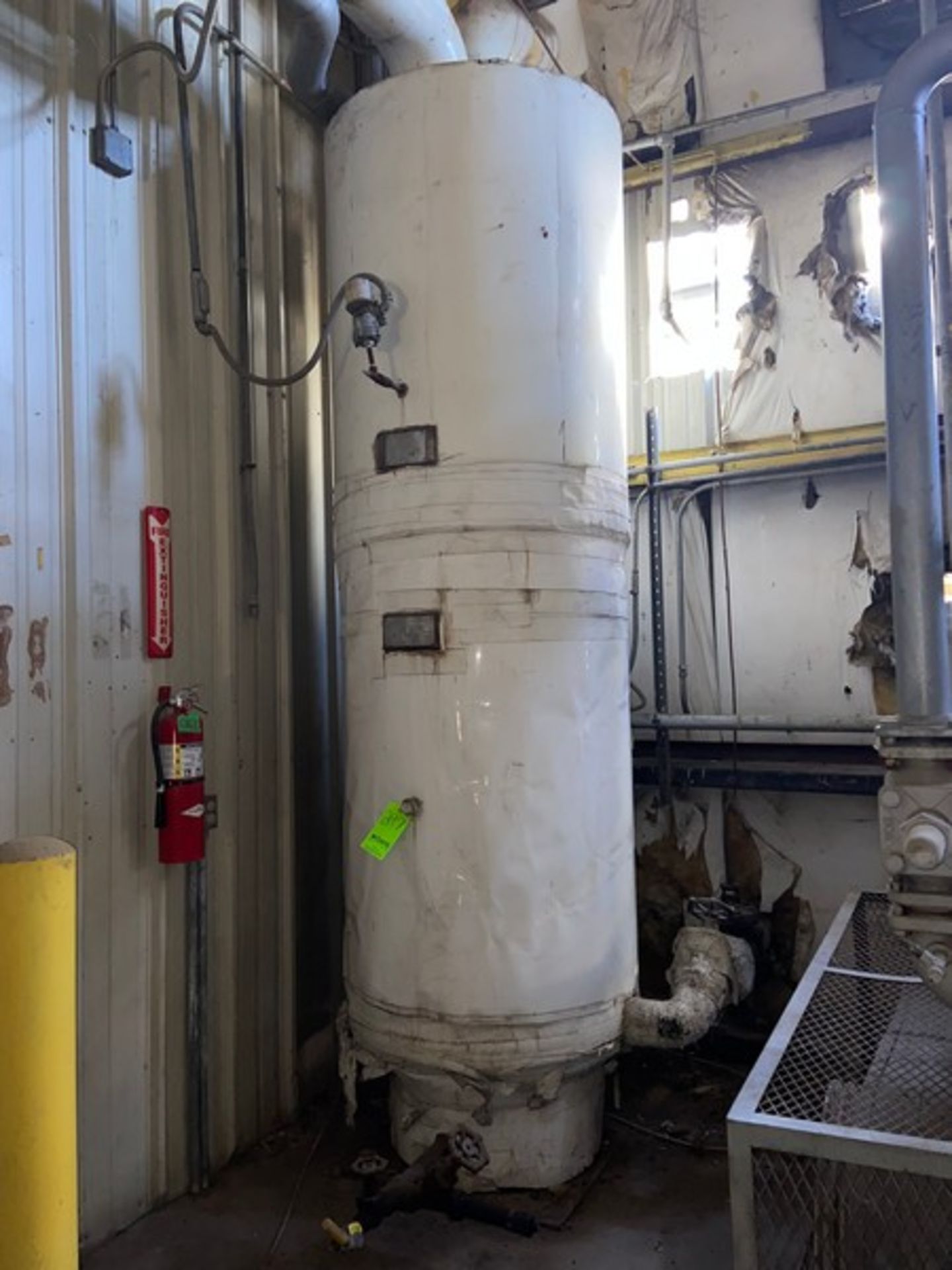 Wescold Inc. Vertical Ammonia Accumulator Tank, NAT'L BD No.: 3503, S/N ...