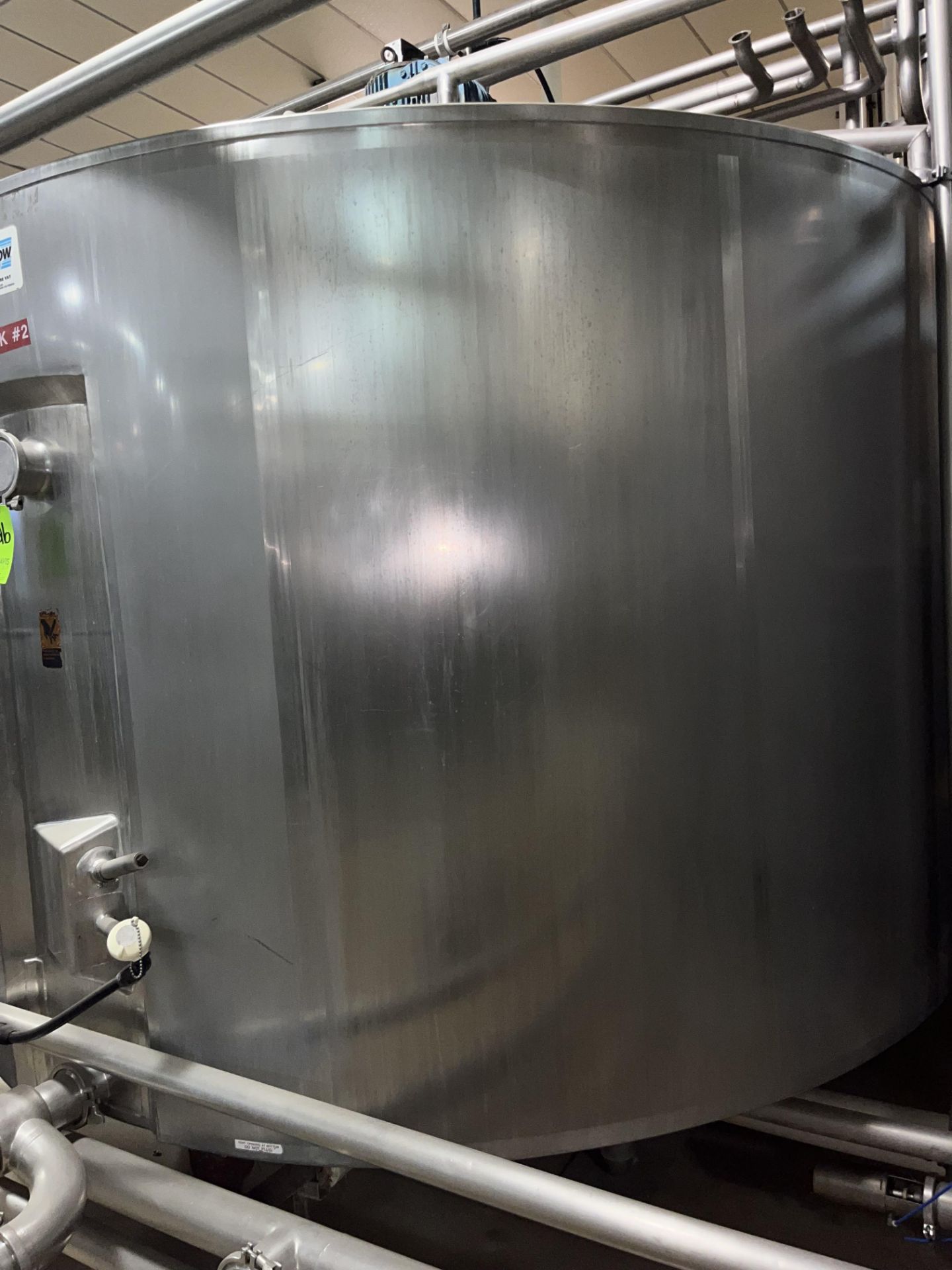 Damrow Double O S/S Cheese Vat (OO Tank #2) (LOCATED IN MANTECA, CA ...