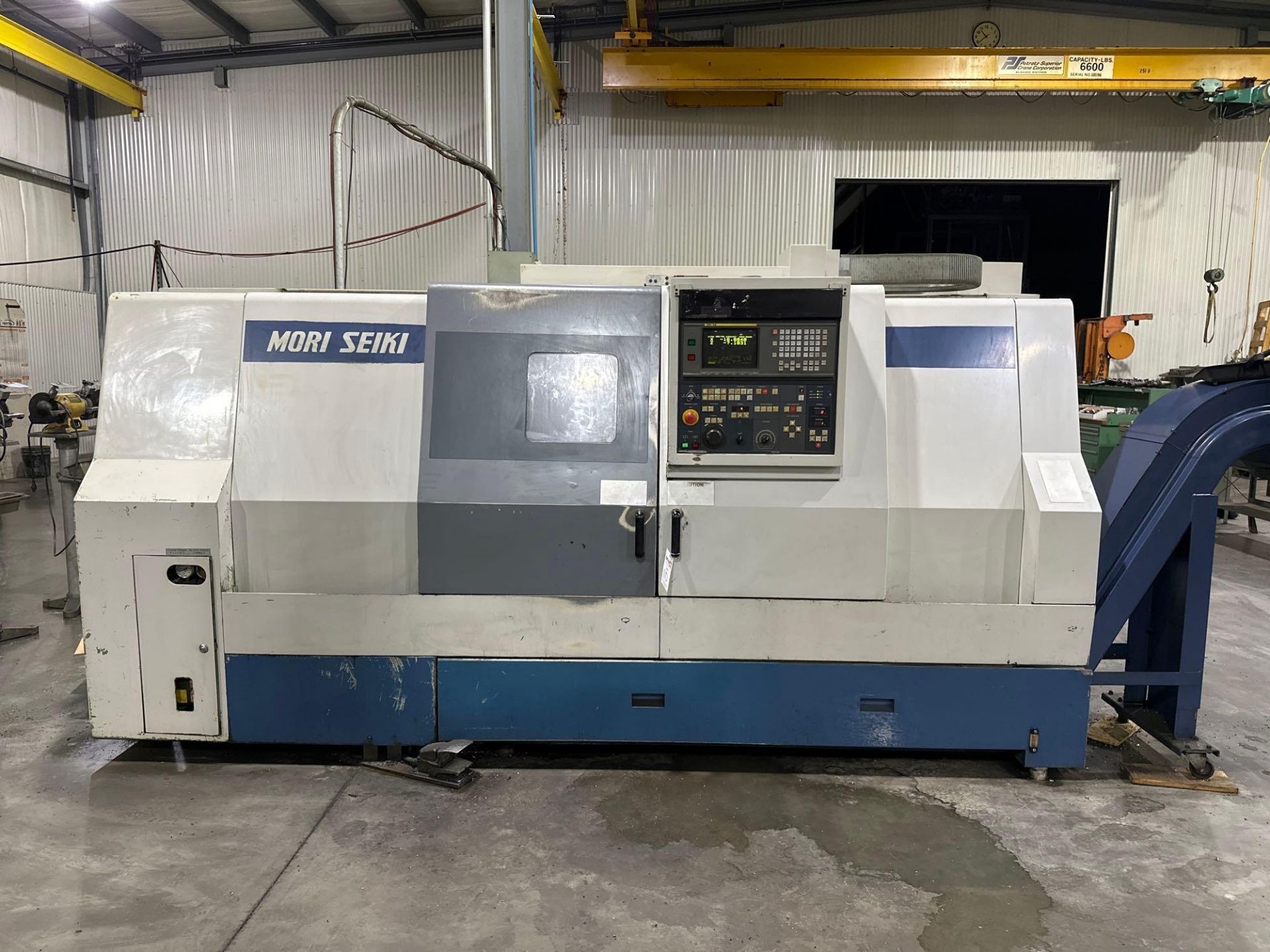 Mori Seiki SL-25B/1000 CNC Lathe, MF-T6 Control, 12” 3 Jaw Chuck, 3 ...