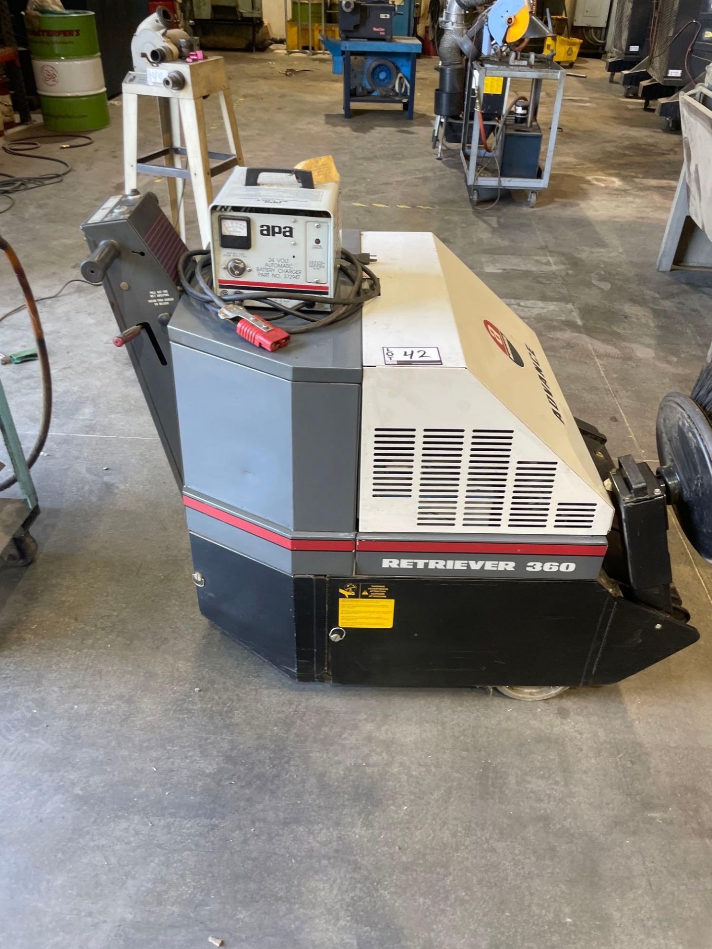 Electric Floor Sweeper Retriever 360 w/ APA Charger