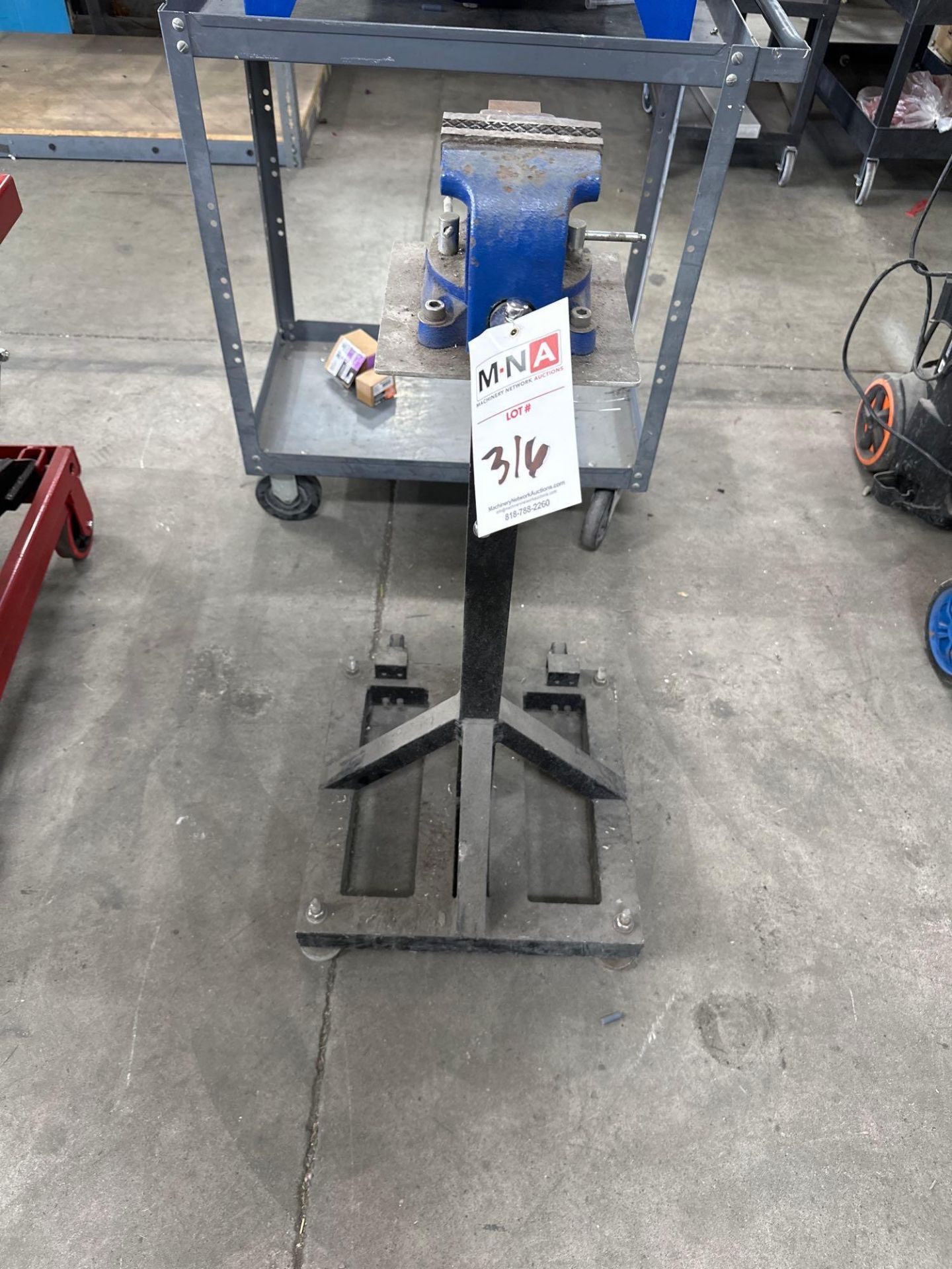 4" Gibraltar Shop Vise with Stand