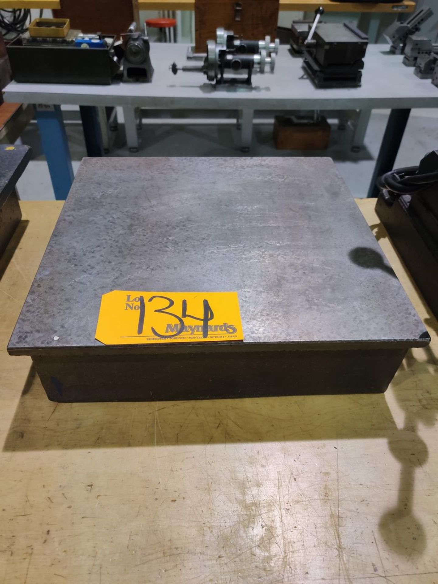 15 x 15'' steel precision table