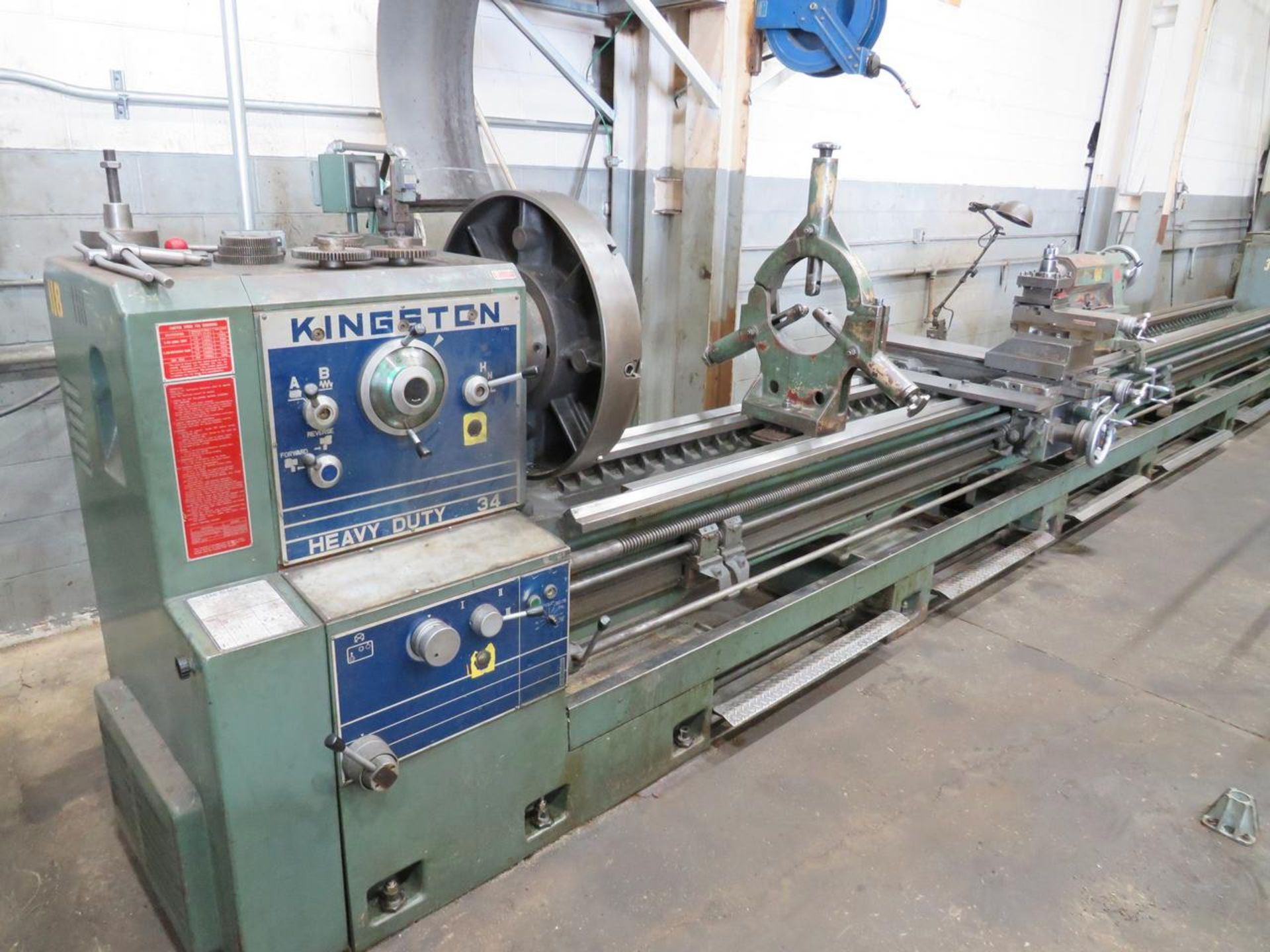 Kingston HR7000 Heavy Duty 34 Engine Lathe Swing Approx. 34" x Centers ...
