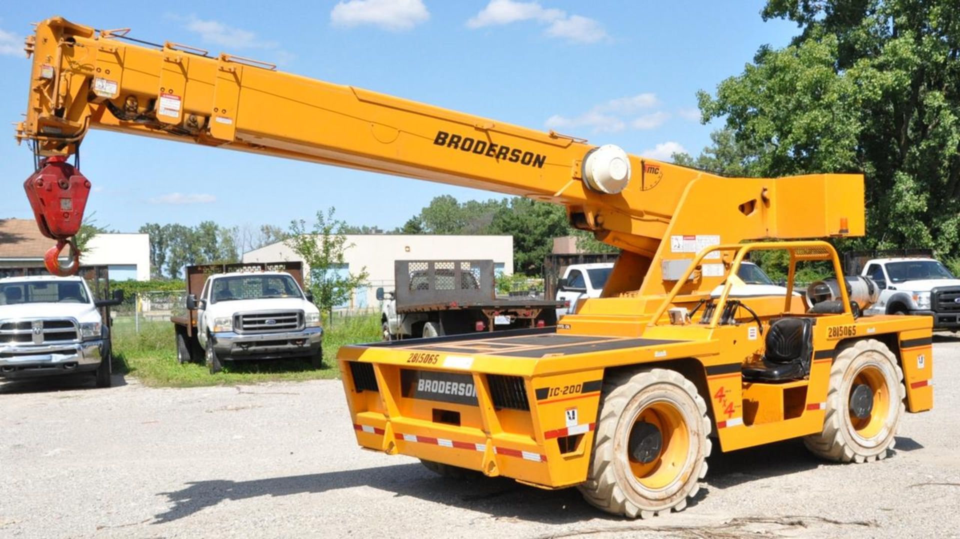 Broderson IC-2000 15 Ton Capacity Carry Deck Crane 4x4 Steering, Hours ...