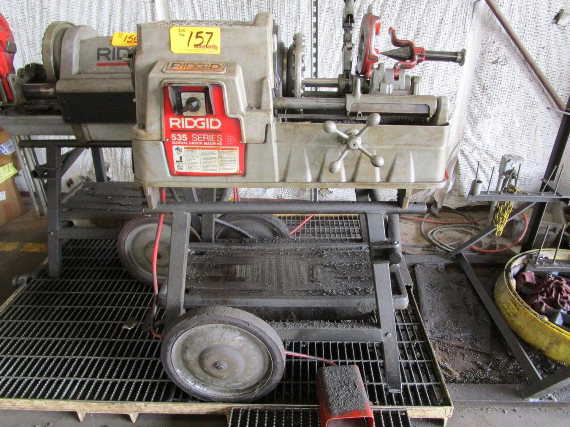 { Choice of lots: 157 } Rigid 535 Pipe Threader With Pipe Cutter ...