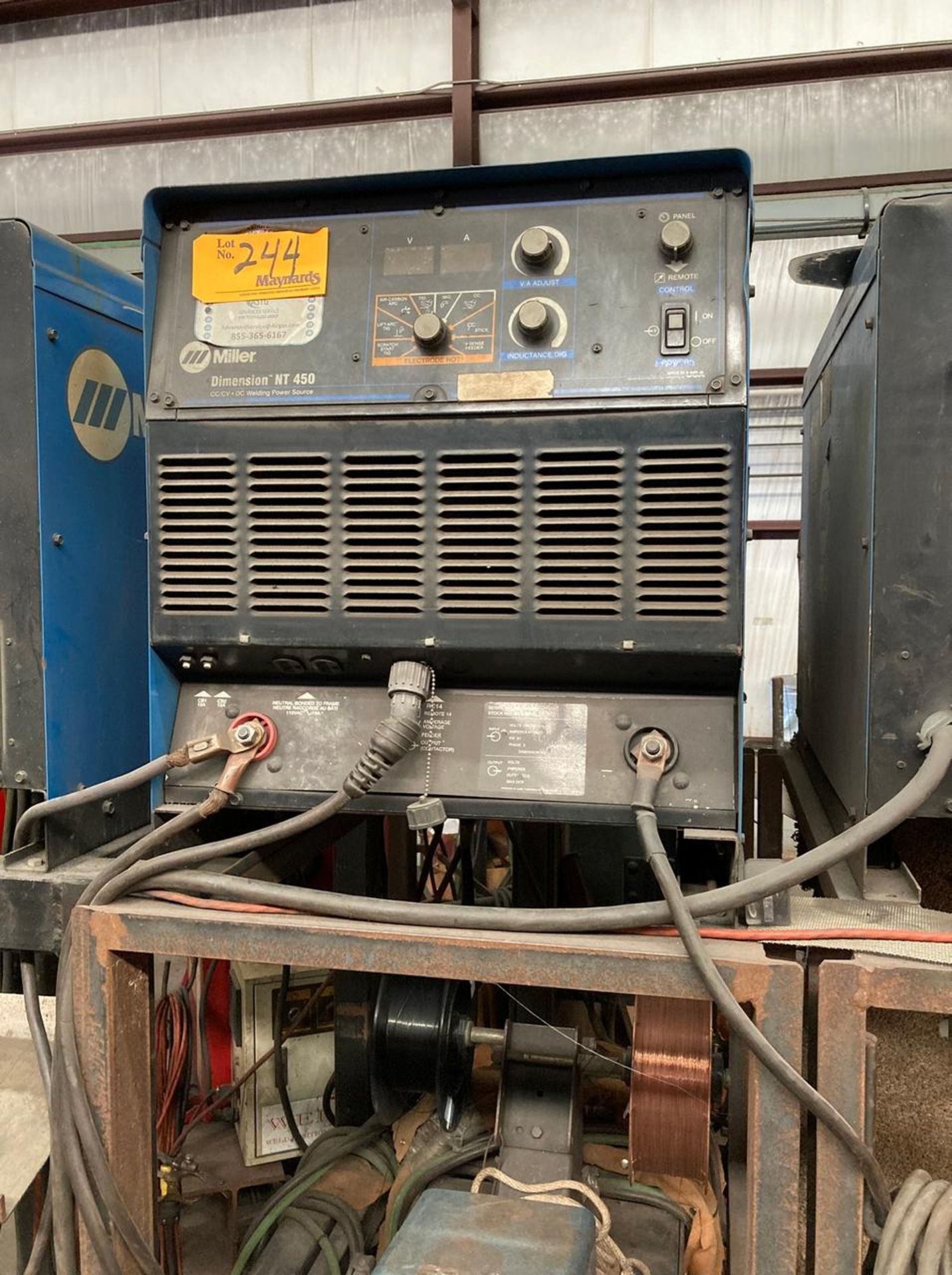 { Choice of lots: 244, 253, 259 } 2011 Miller Dimension NT450 450 Amp ...