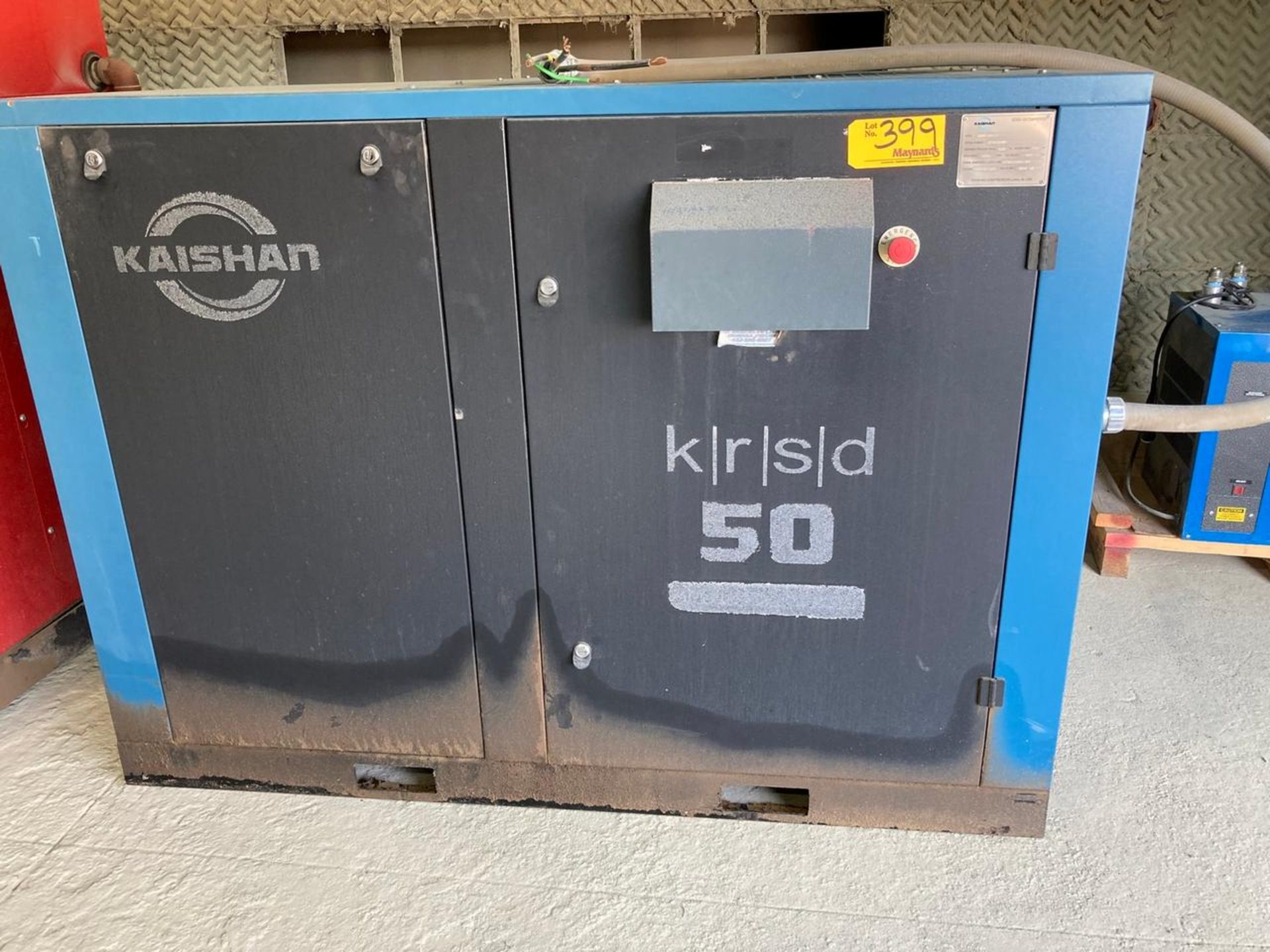 2019 Kaishan KRSD 50-115 Rotary Screw Air Compressor 50-HP Motor, 208 ...